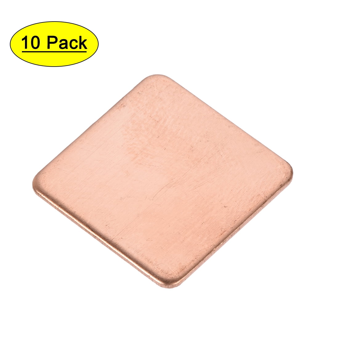 Uxcell Flat Thermal Pad IC Chipset Copper Heatsink for CPU GPU Chip 20 ...