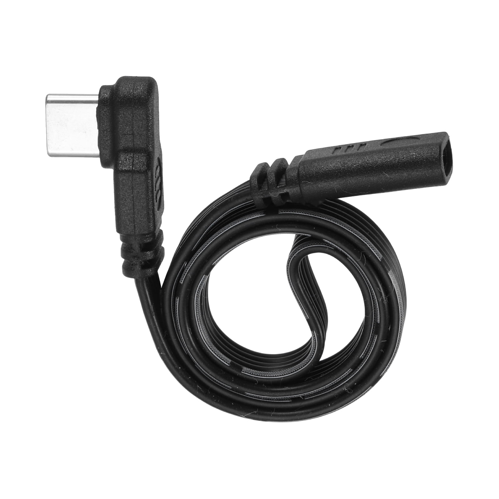 Uxcell Flat USB C Cable, 11.8 Inch Right Angle Type C Male to Female ...