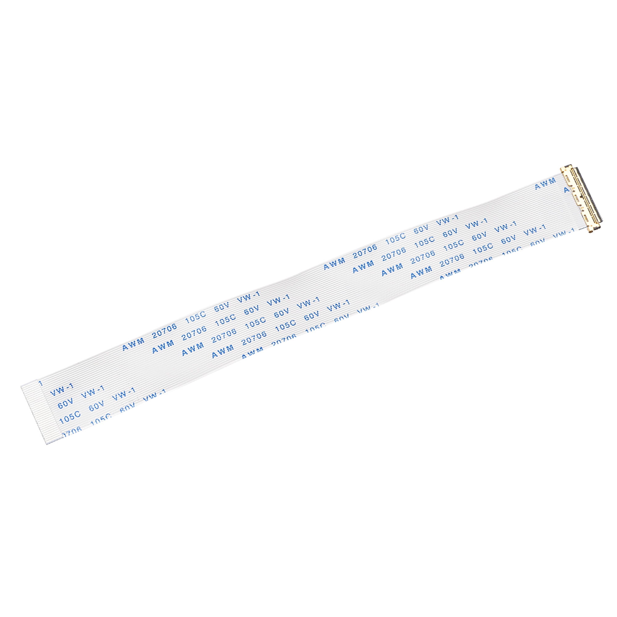 Uxcell Flexible Flat Cable, 30 Pins 0.02''mm Pitch 150mm FPC FFC Ribbon ...