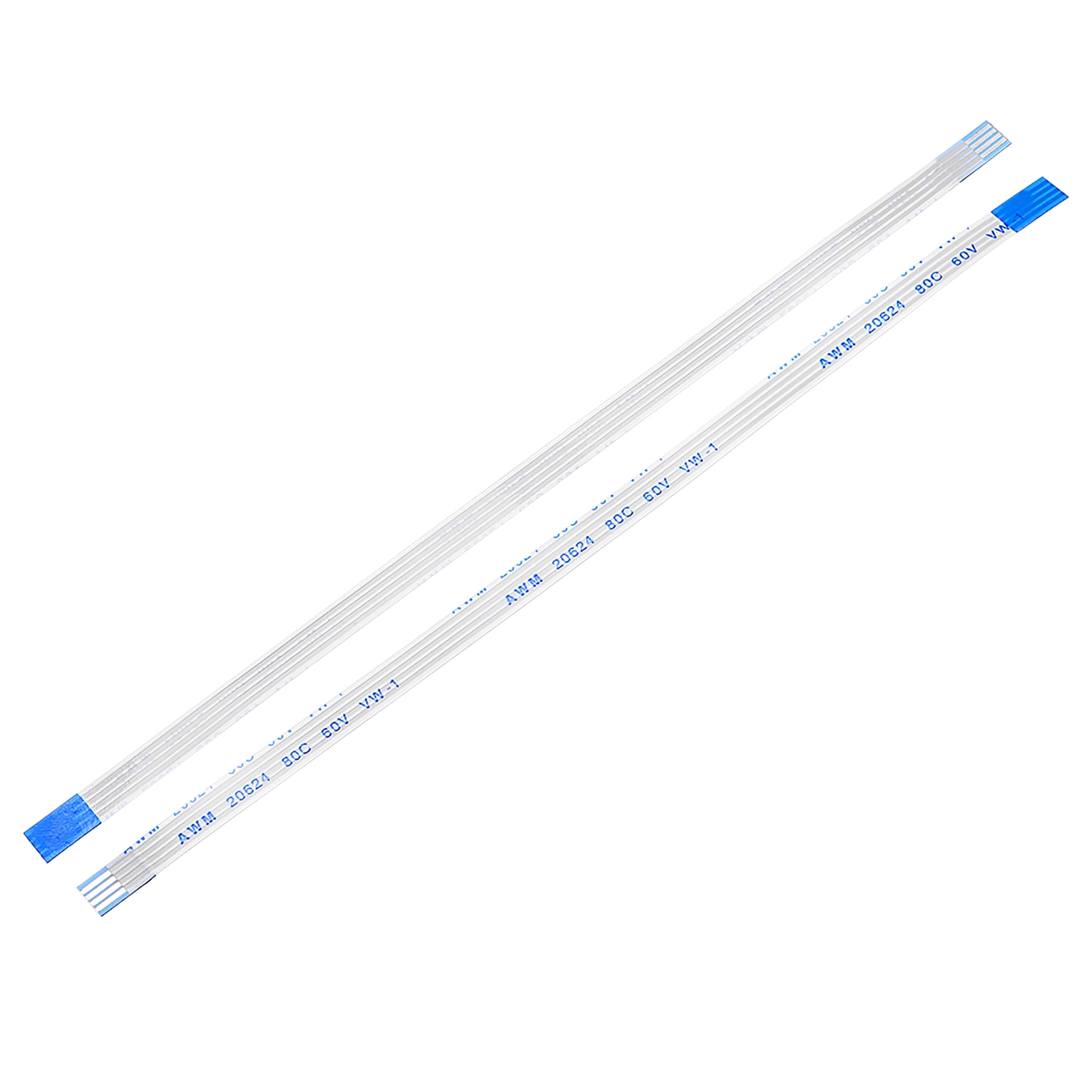 Uxcell Flexible Flat Cable 5.9'' 0.04'' Pitch 16 Pins FPC FFC Flexible ...