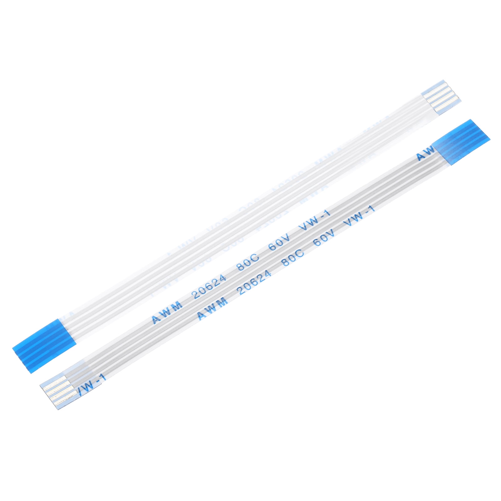 Uxcell Flexible Flat Cable,80mm 1mm Pitch 4 Pins FPC FFC Flexible ...