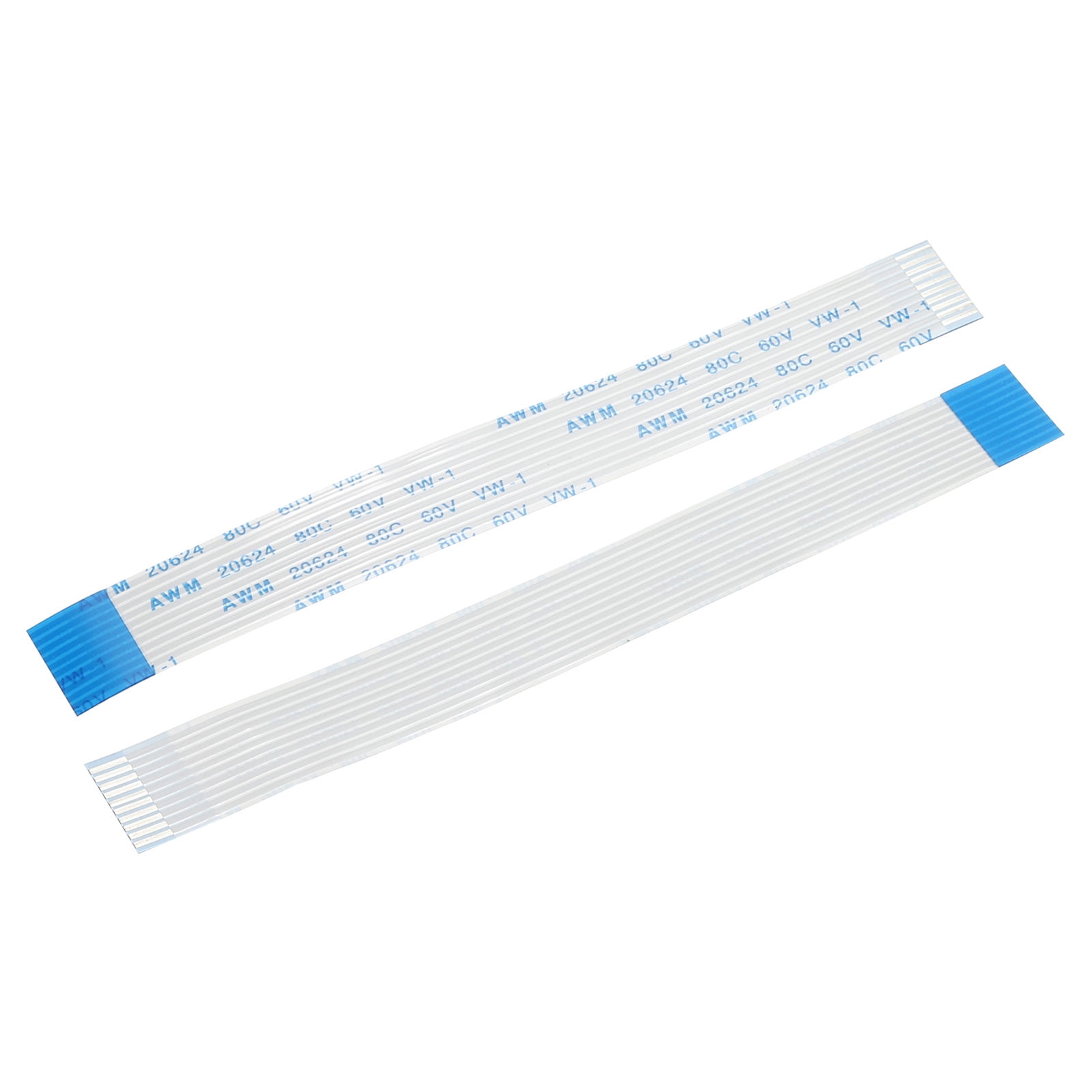 Uxcell Flexible Flat Cable Extension Cables 10 Pins 1.0mm Pitch 100mm B ...