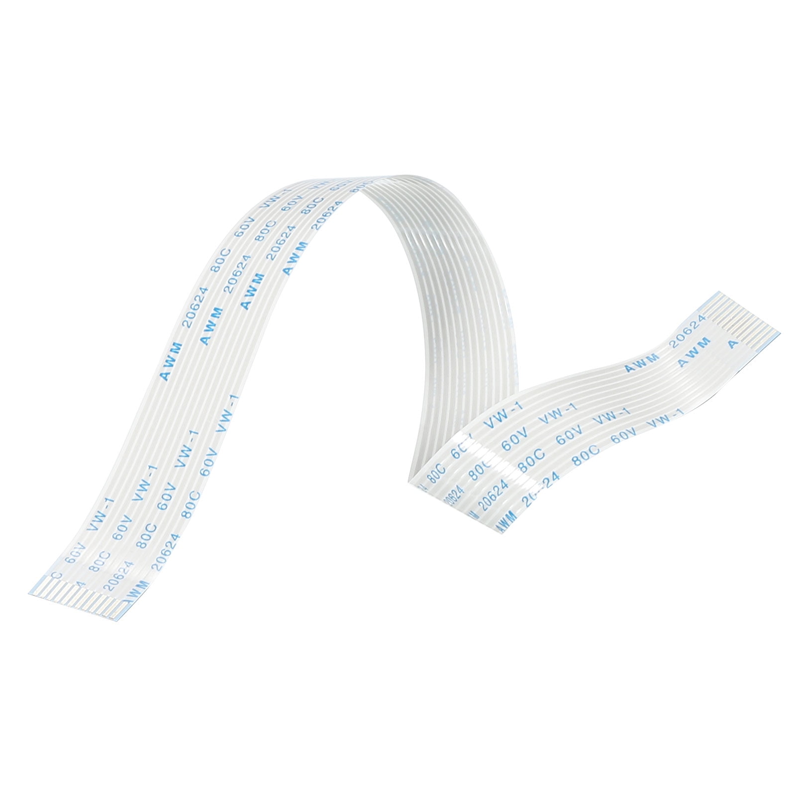 Uxcell Flexible Flat Cable Extension Cables 12 Pins 1.0mm Pitch 200mm A ...