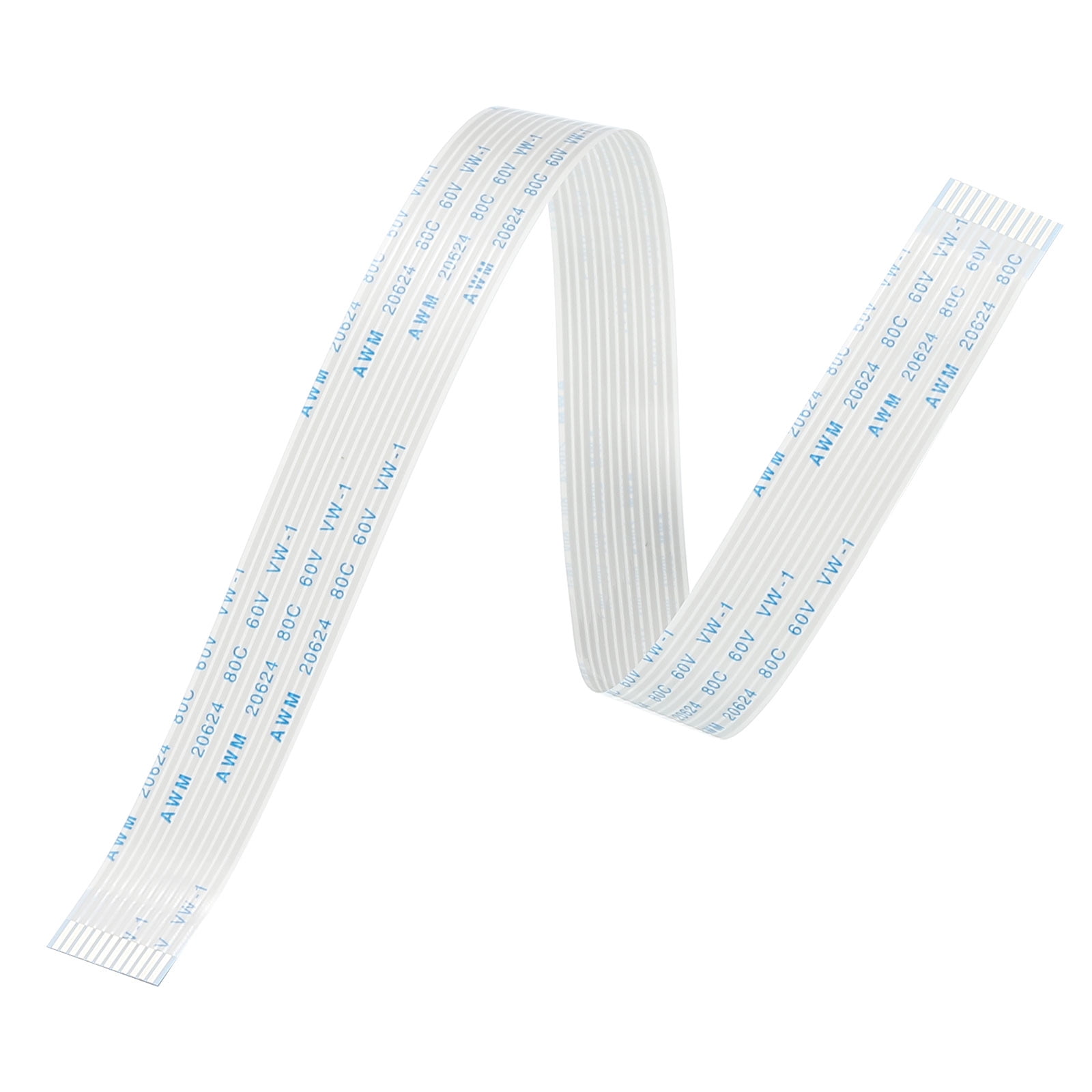 Uxcell Flexible Flat Cable Extension Cables 12 Pins 1.0mm Pitch 300mm A ...