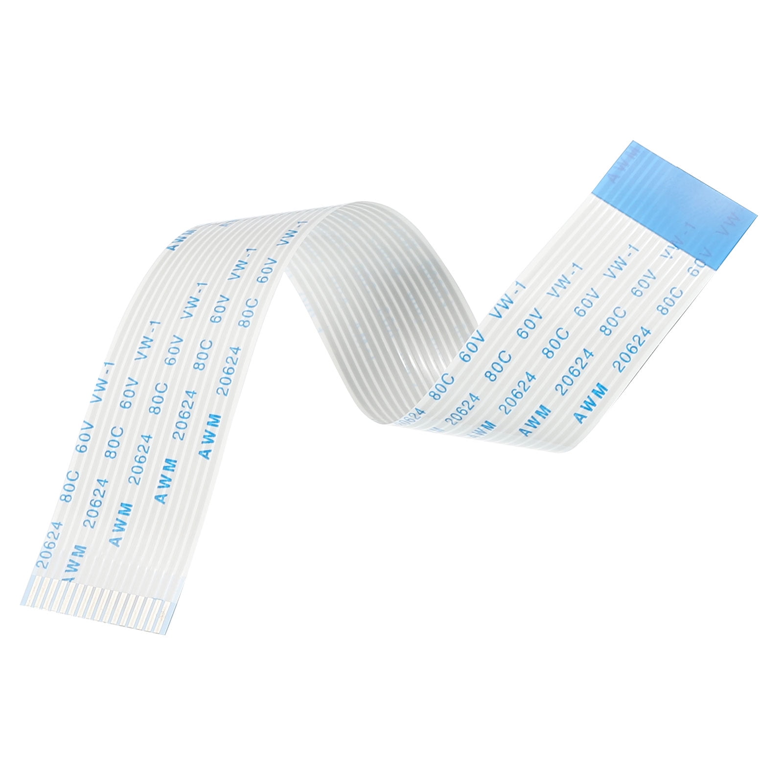 Uxcell Flexible Flat Cable Extension Cables 16 Pins 1.0mm Pitch 150mm B ...