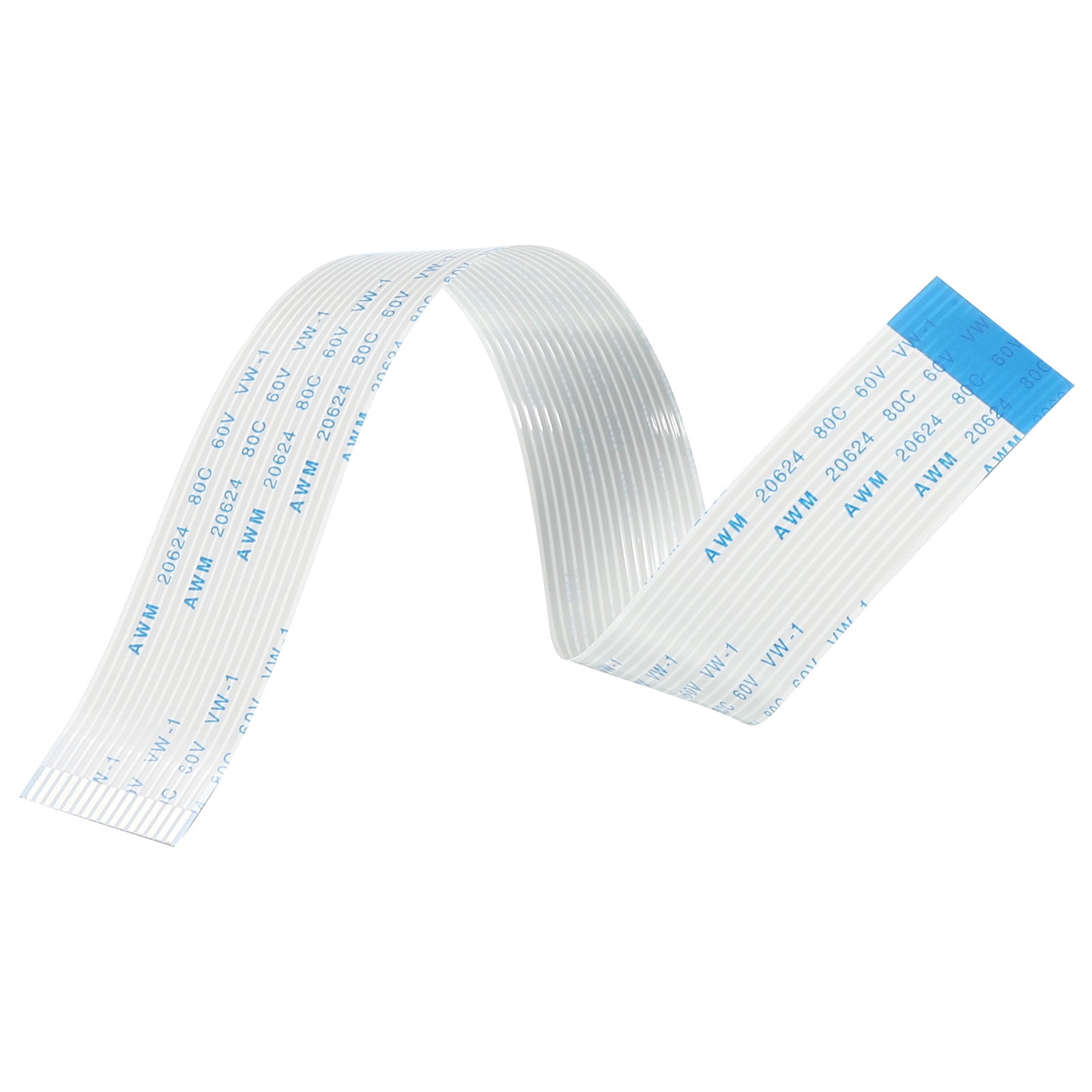 Uxcell Flexible Flat Cable Extension Cables 16 Pins 1.0mm Pitch 200mm B ...