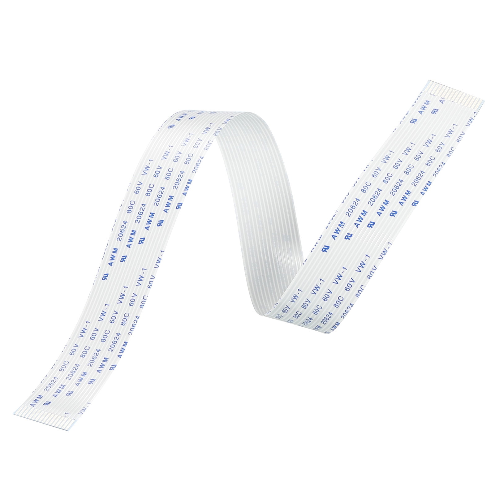 Uxcell Flexible Flat Cable Extension Cables 16 Pins 1.0mm Pitch 300mm A ...