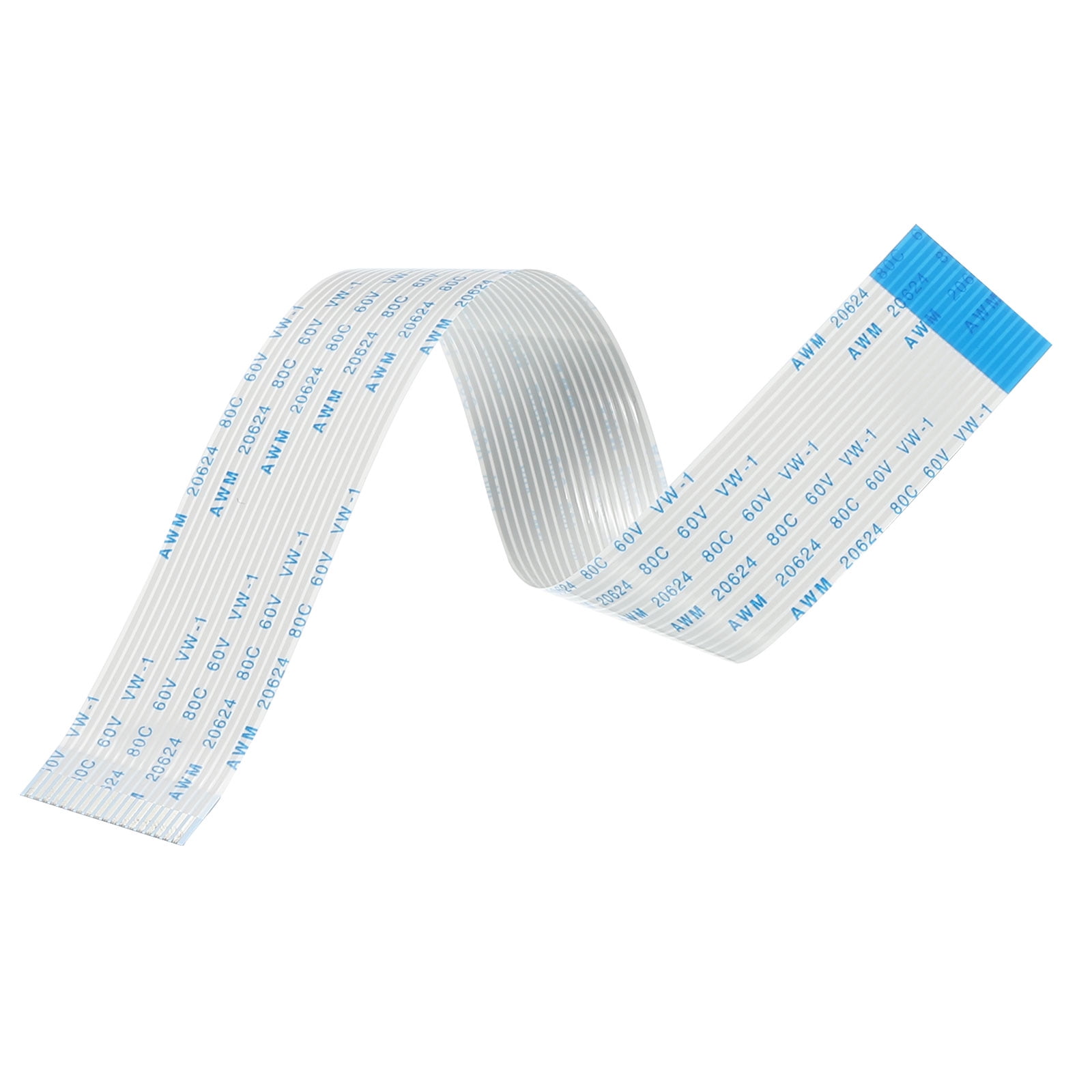 Uxcell Flexible Flat Cable Extension Cables 18 Pins 1.0mm Pitch 200mm B ...