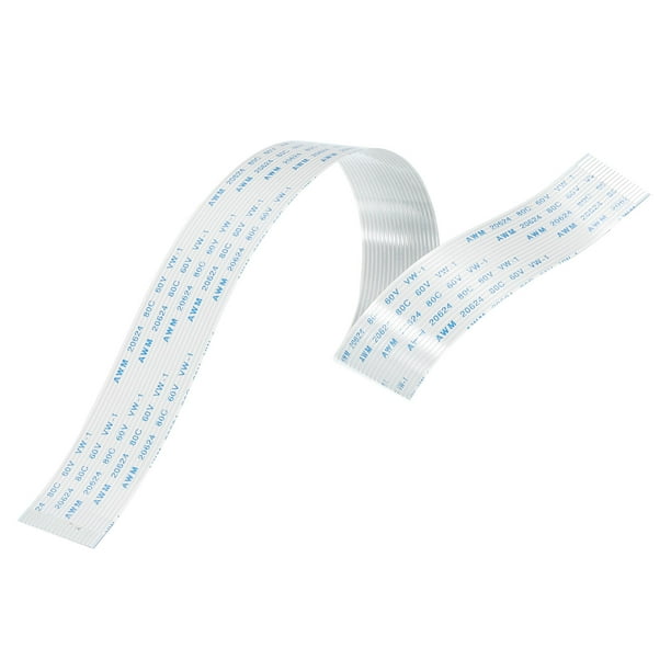 Uxcell Flexible Flat Cable Extension Cables 18 Pins 1.0mm Pitch 300mm A ...