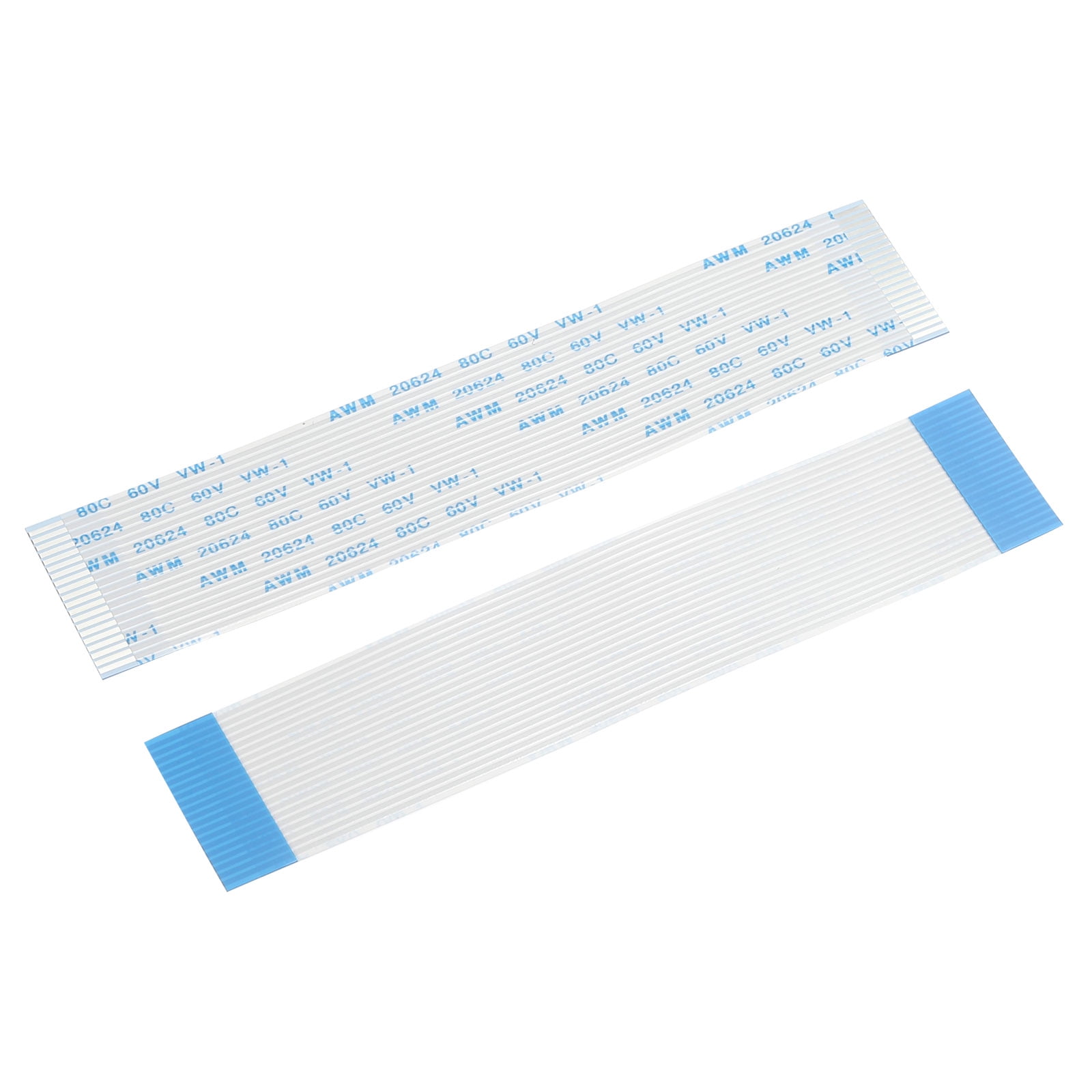 Uxcell Flexible Flat Cable Extension Cables 20 Pins 1.0mm Pitch 100mm A ...