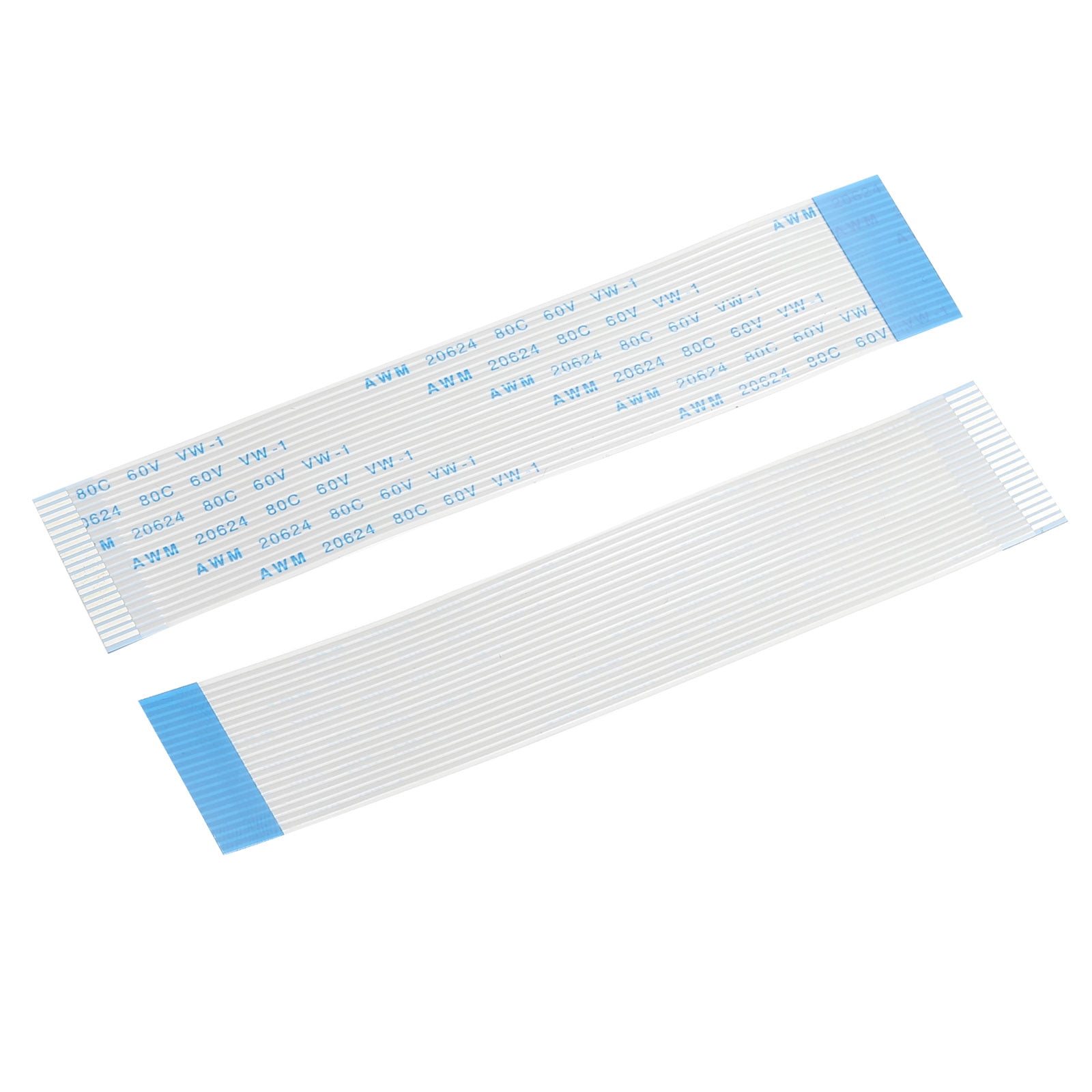 Uxcell Flexible Flat Cable Extension Cables 20 Pins 1.0mm Pitch 100mm B ...