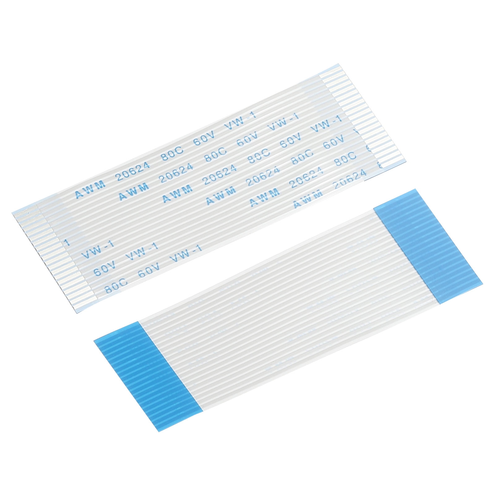 Uxcell Flexible Flat Cable Extension Cables 20 Pins 1.0mm Pitch 60mm A ...