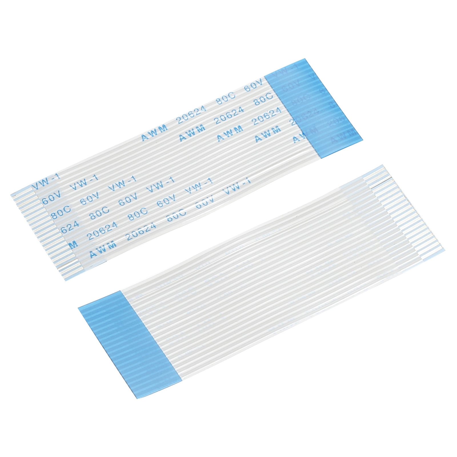 Uxcell Flexible Flat Cable Extension Cables 20 Pins 1.0mm Pitch 60mm B ...