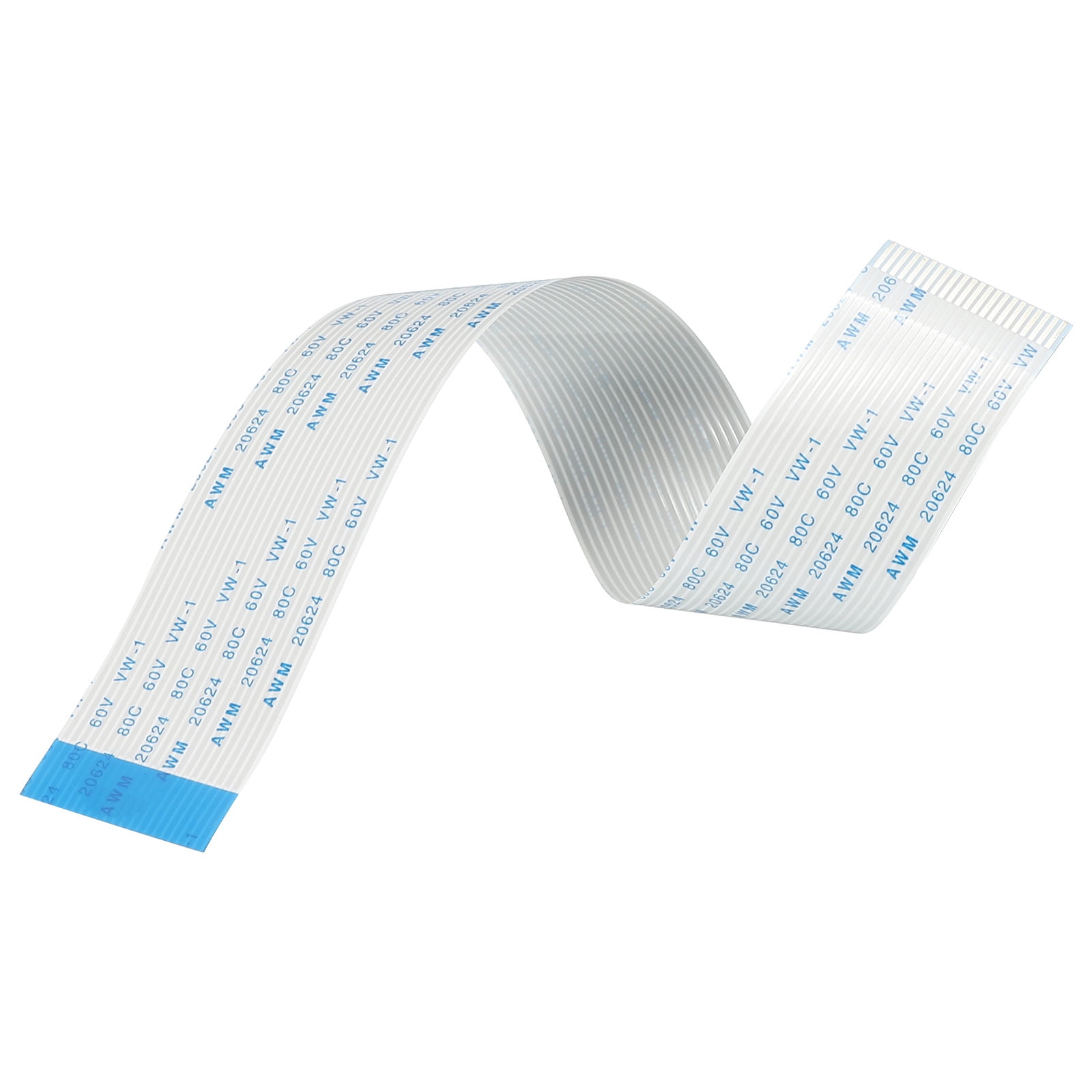 Uxcell Flexible Flat Cable Extension Cables 22 Pins 1.0mm Pitch 200mm B ...