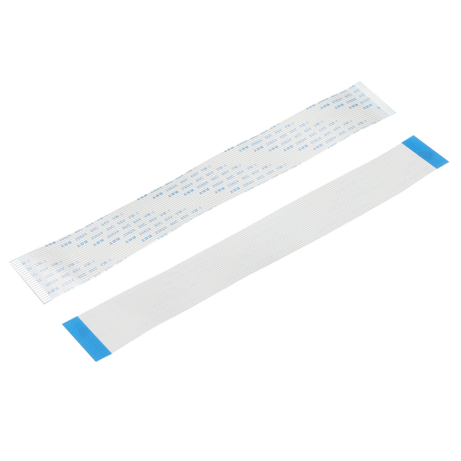 Uxcell Flexible Flat Cable Extension Cables 24 Pins 1.0mm Pitch 200mm A ...