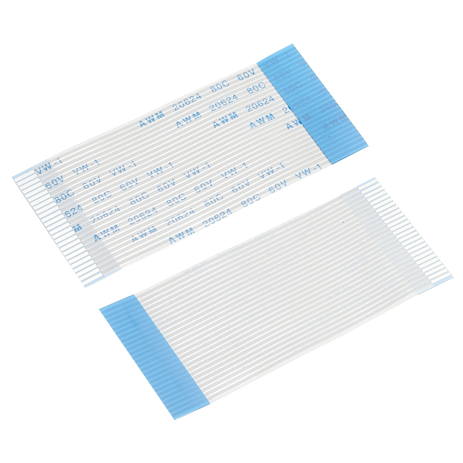 Uxcell Flexible Flat Cable Extension Cables 26 Pins 1.0mm Pitch 60mm B ...