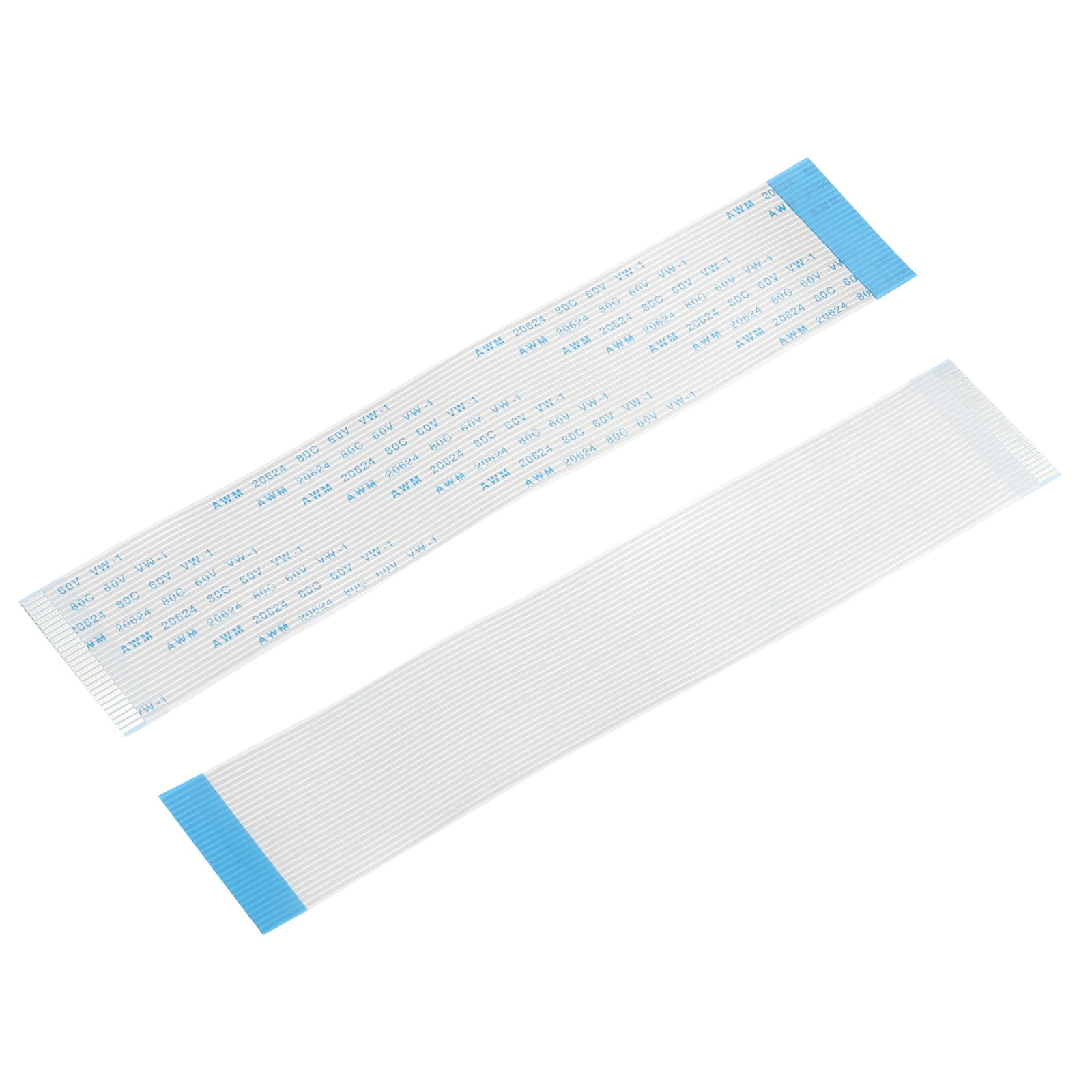 Uxcell Flexible Flat Cable Extension Cables 28 Pins 1.0mm Pitch 150mm B ...