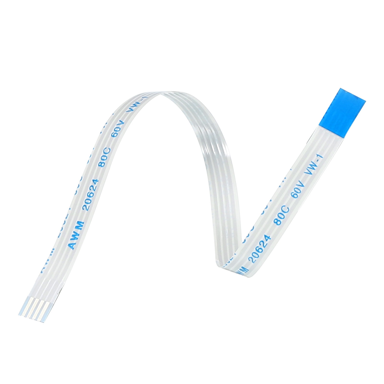 Uxcell Flexible Flat Cable Extension Cables 4 Pins 1.0mm Pitch 150mm B ...