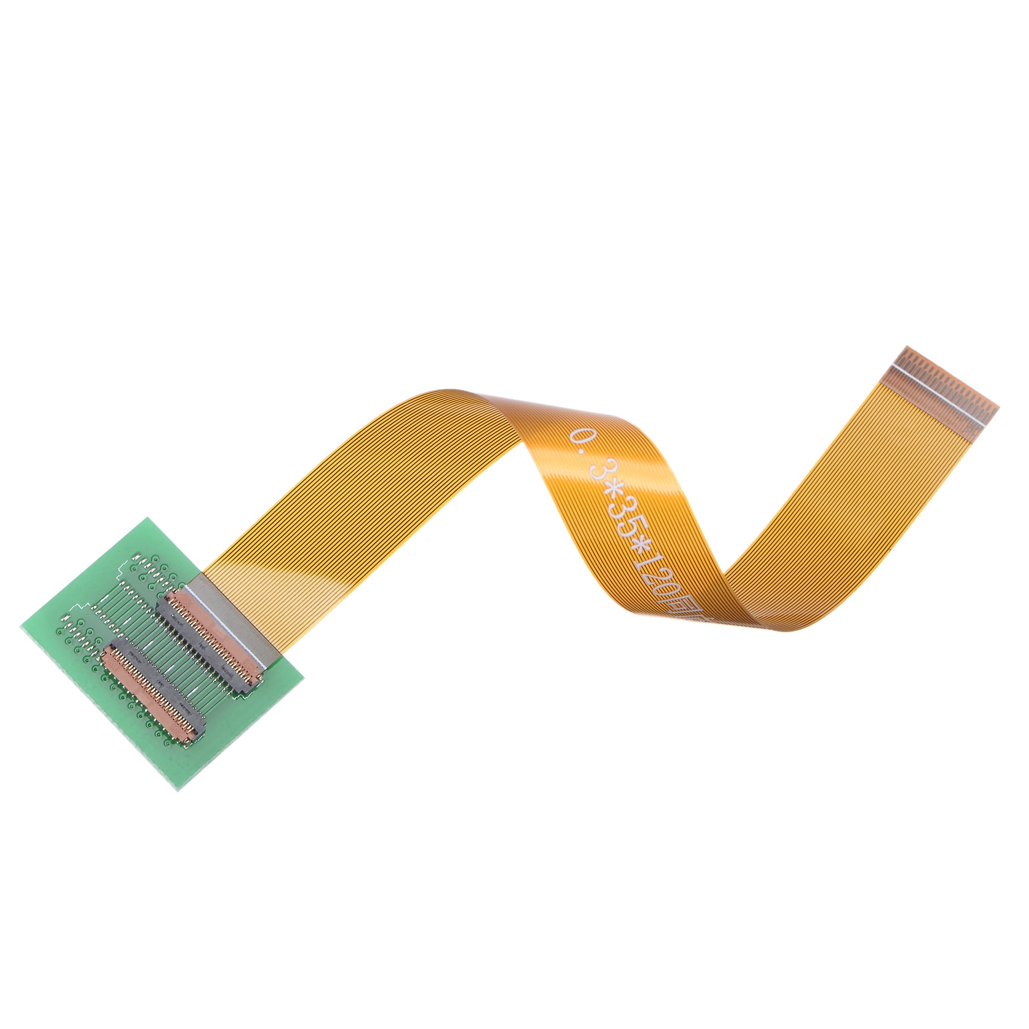 Uxcell Flexible Flat Ribbon Cable with Extension Connector 0.3mm Pitch ...