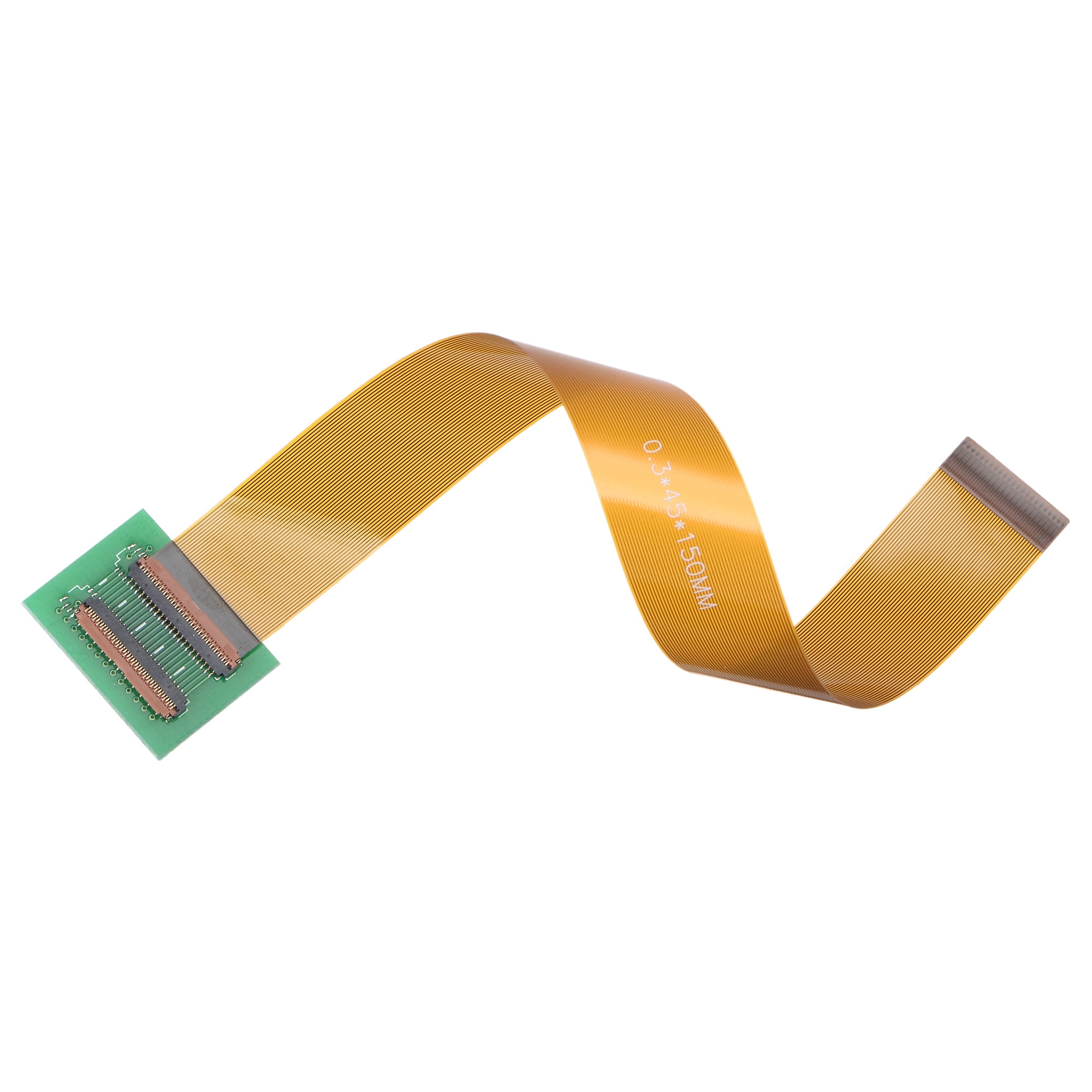 Uxcell Flexible Flat Ribbon Cable with Extension Connector 0.3mm Pitch ...