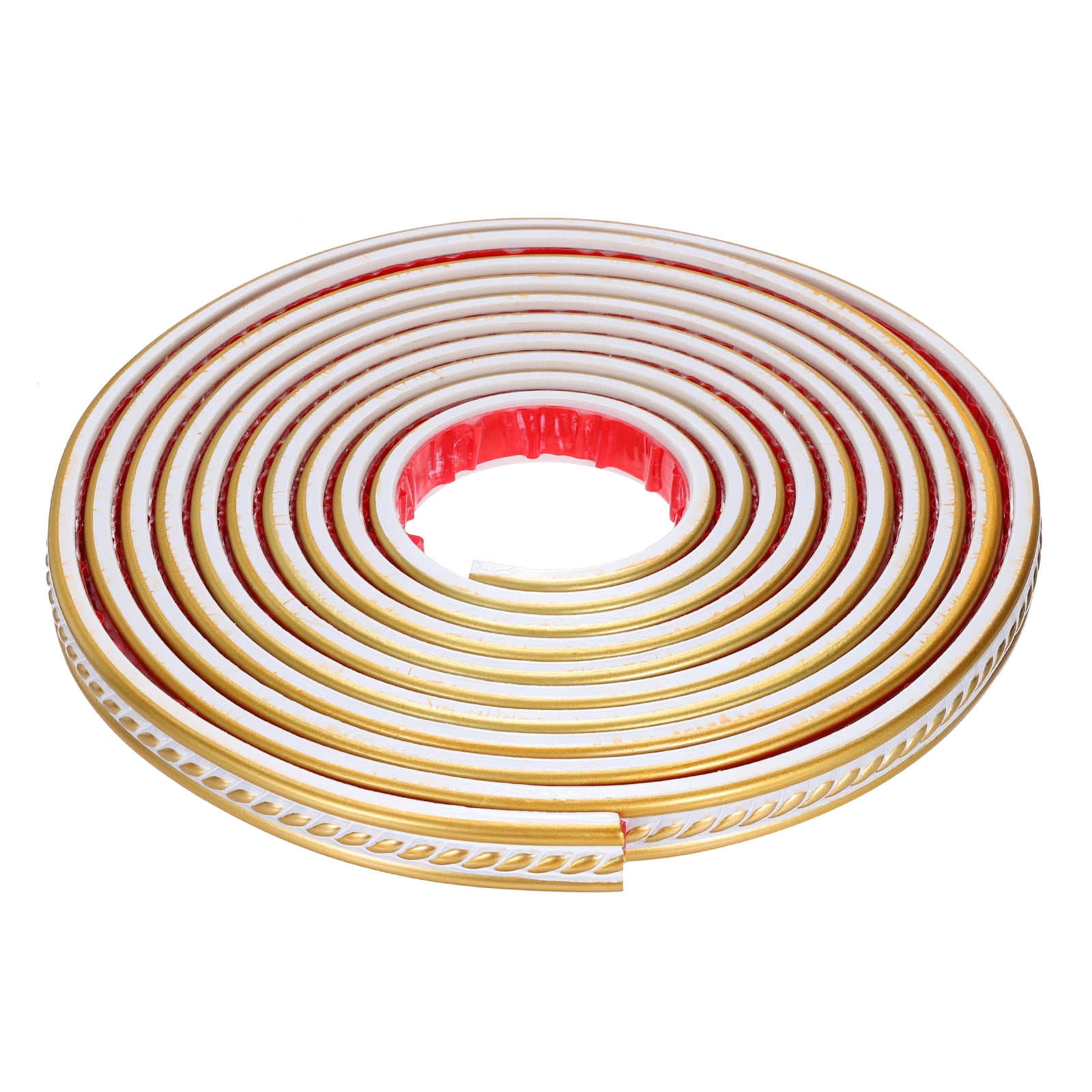 Uxcell Flexible Baseboard Molding Trim, 0.79 Inch x 16.4 Feet, White ...