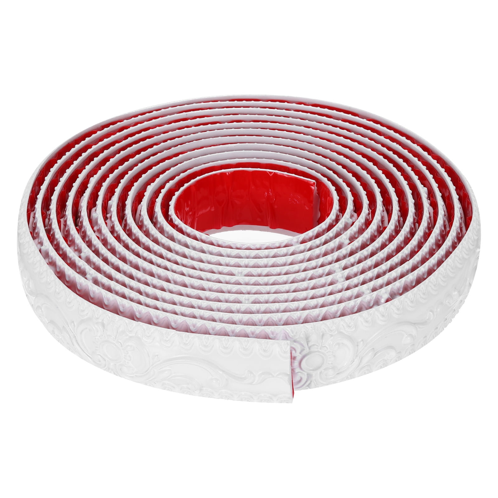 Uxcell Flexible PVC Baseboard Molding Trim, 1.42 Inch x 16.4 Feet ...