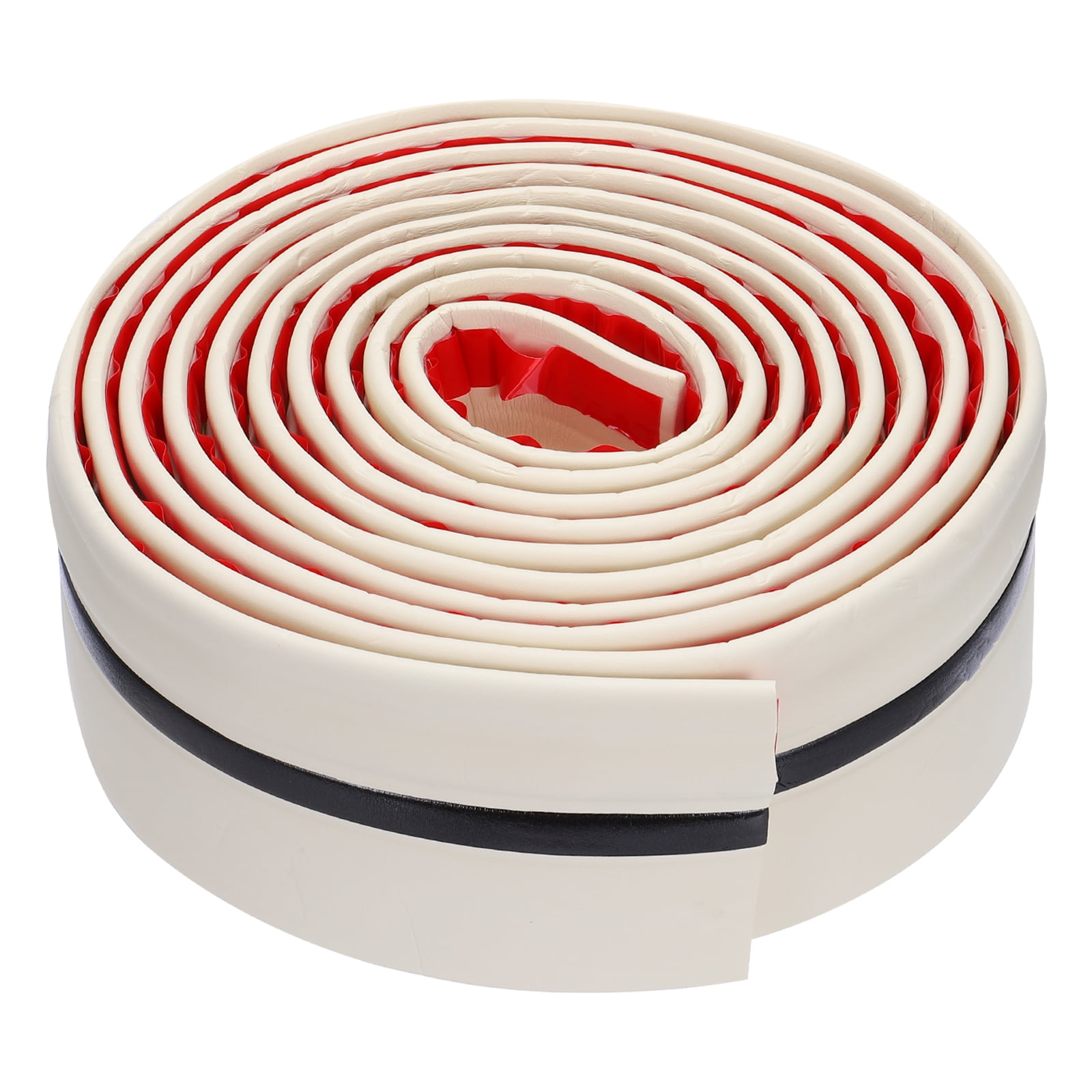 Uxcell Flexible Rubber Baseboard Molding Trim, 3.86 Inch x 16.4 Feet ...