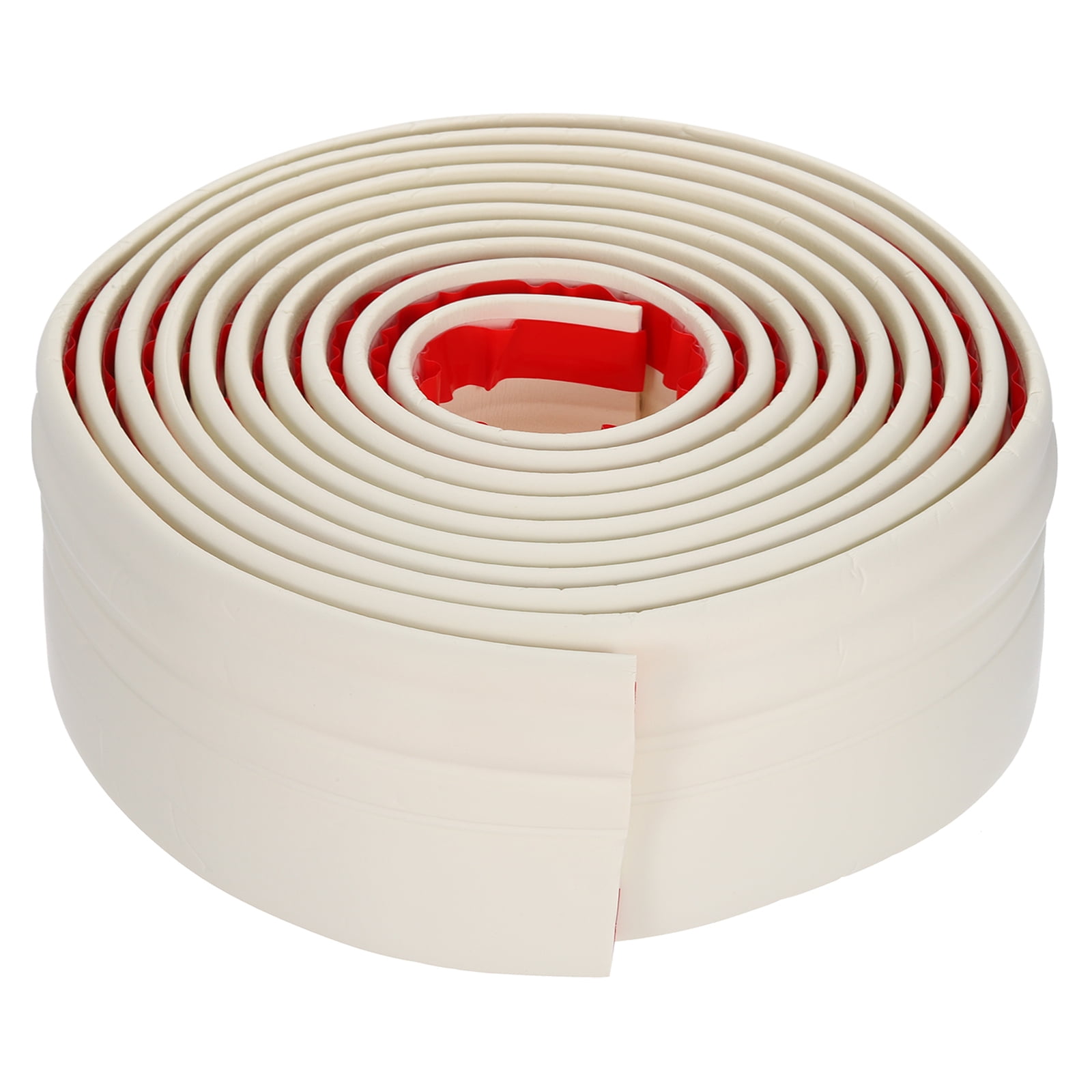 Uxcell Flexible Rubber Baseboard Molding Trim, 3.86 Inch x 16.4 Feet ...