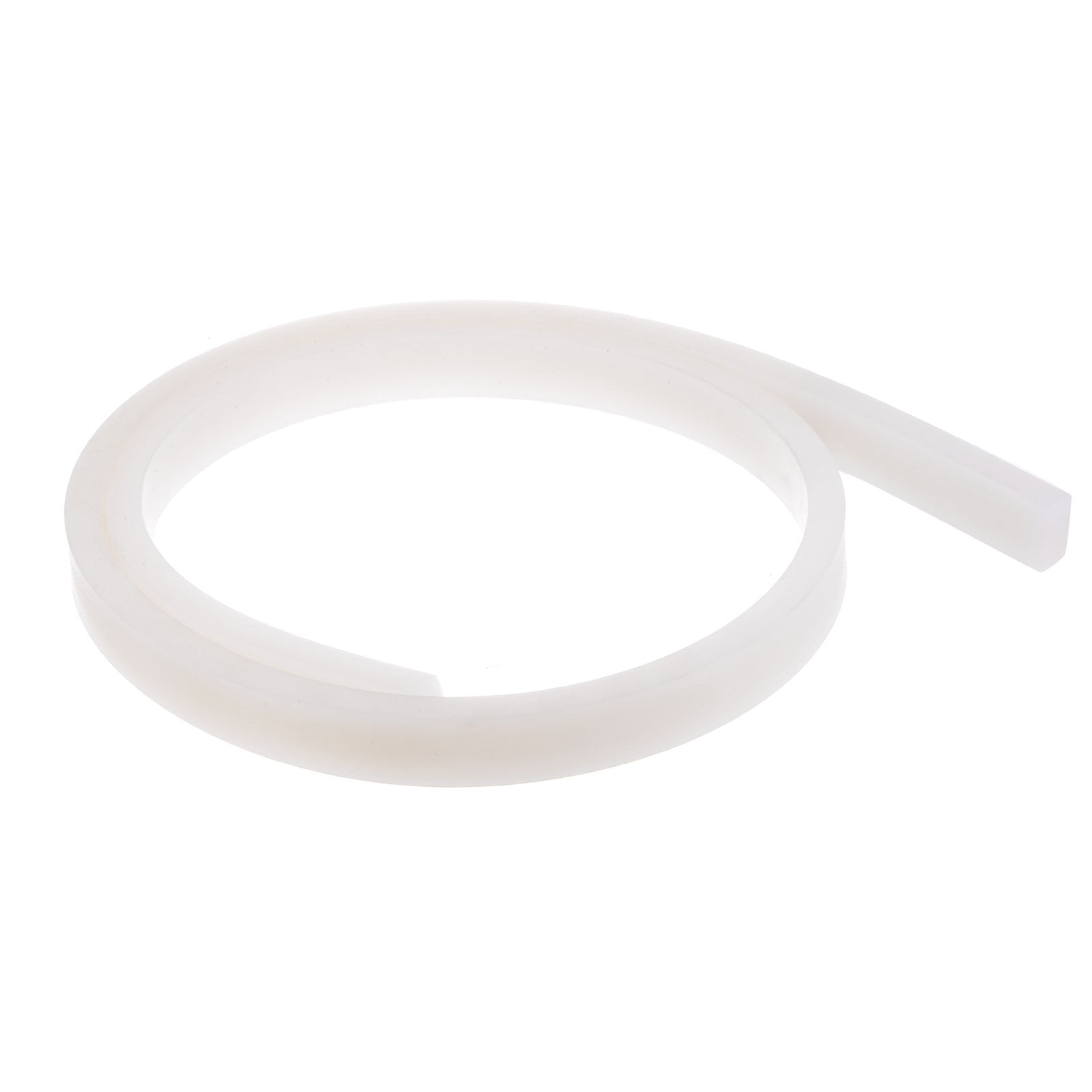 Uxcell Flexible Solid Silicone Strip 0.79"x0.39"x3.28ft Rectangular No Adhesive Roll for Door ...