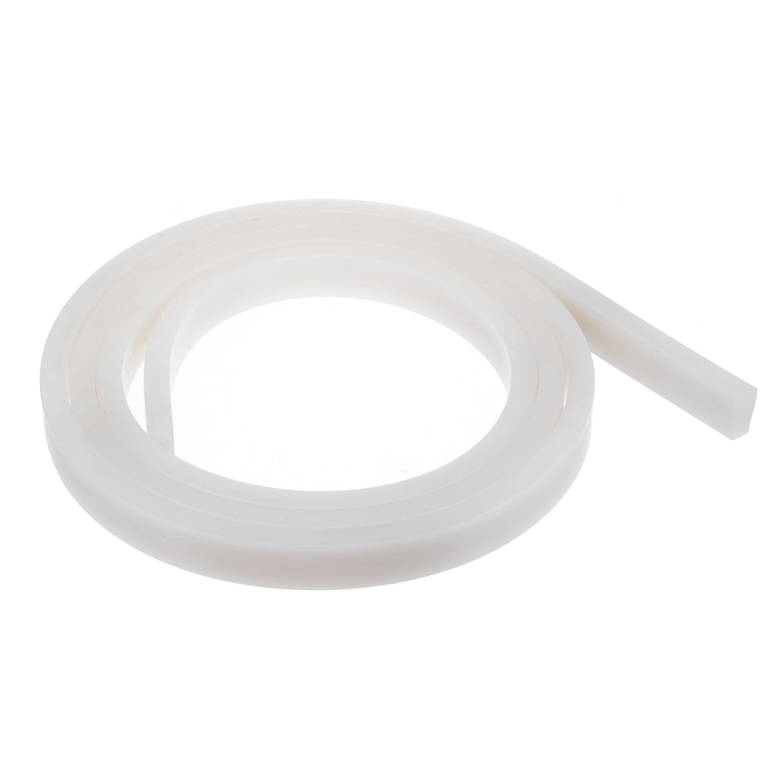 Uxcell Flexible Solid Silicone Strip 0.79"x0.39"x6.56ft Rectangular No ...