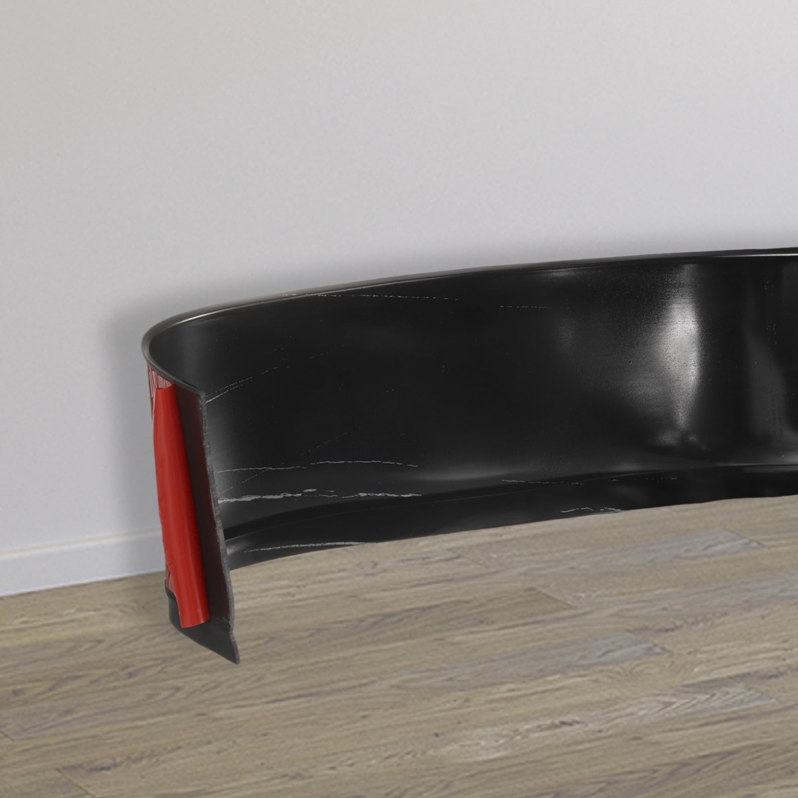 Uxcell Flexible Vinyl Baseboard Molding Trim, 4 Inch x 3 Feet Self ...
