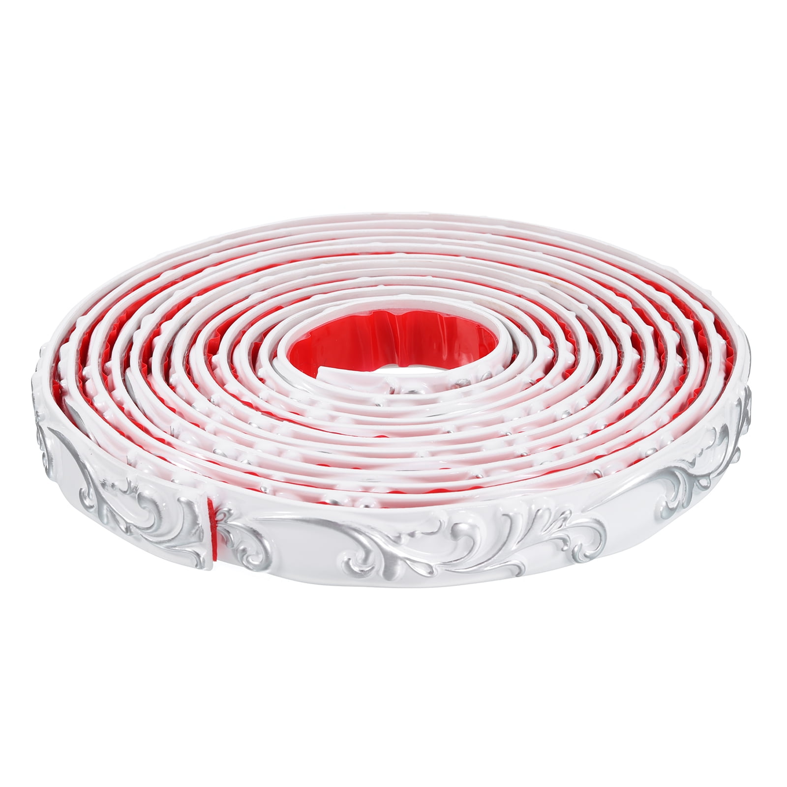 Uxcell Flexible Wall Molding Trim, 1" x 16.4 Ft Peel and Stick Edge ...