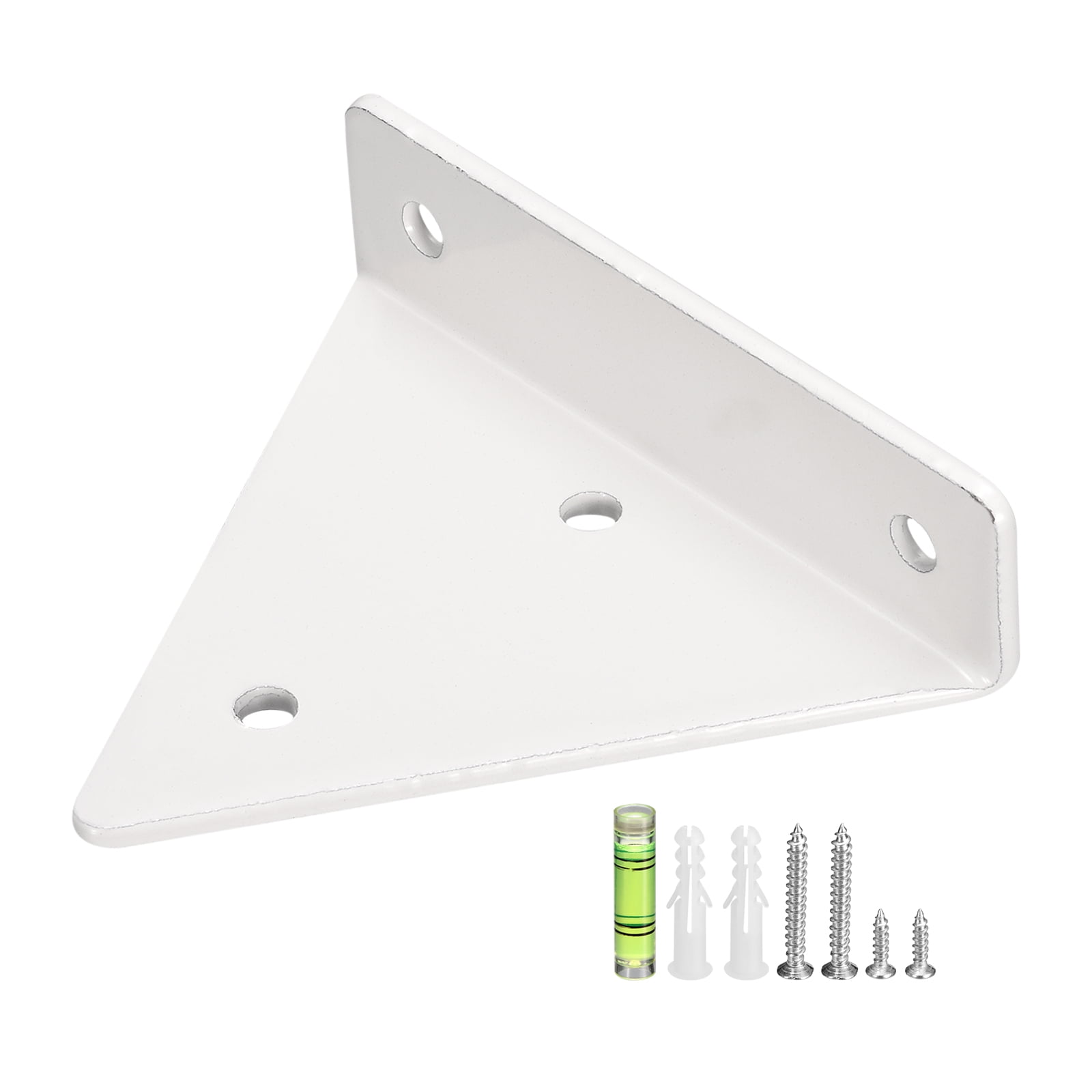 Uxcell Floating Shelf Bracket 4Inch Metal Triangle Shelf Brackets for ...