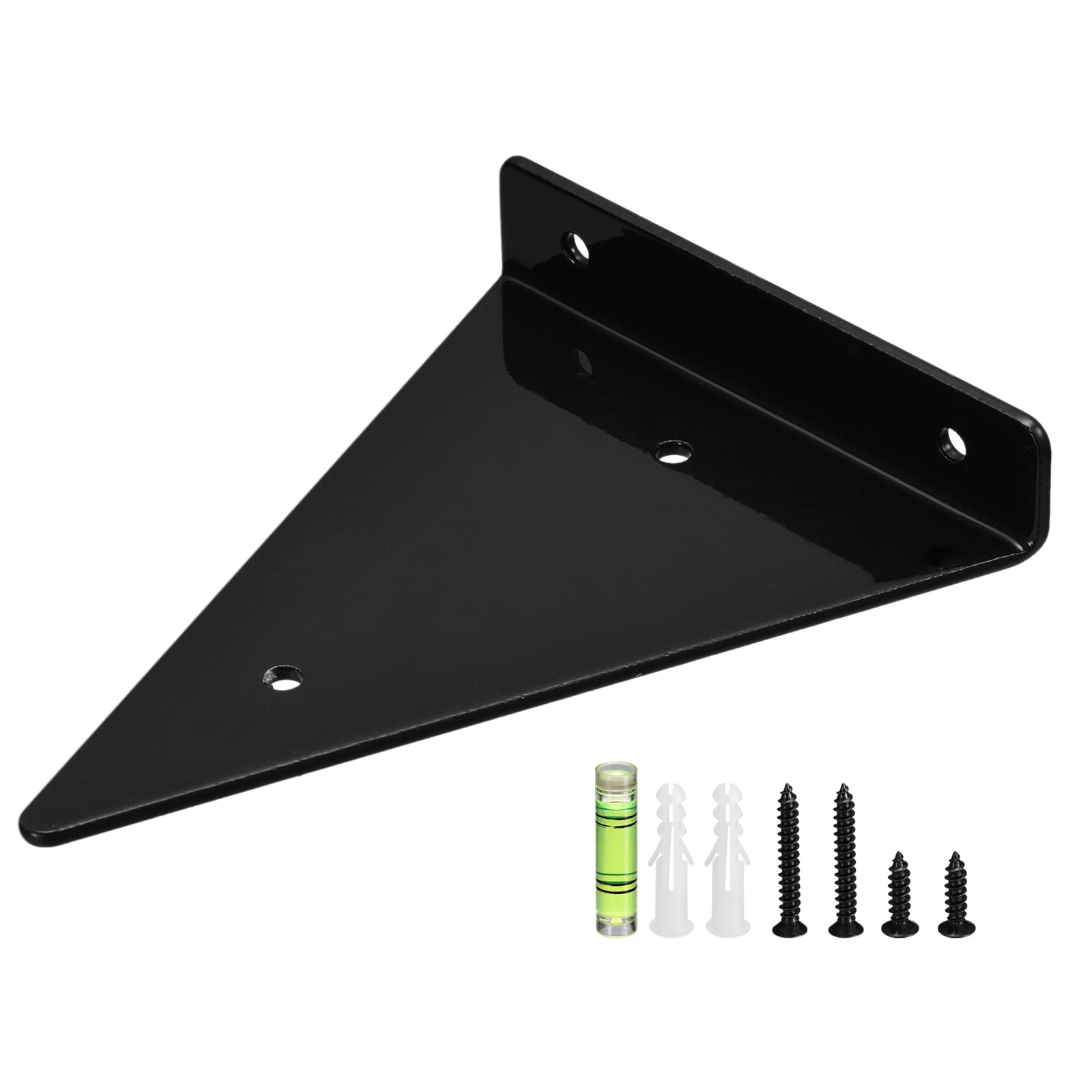 Uxcell Floating Shelf Bracket 5 Inch Metal Triangle Shelf Bracket for ...