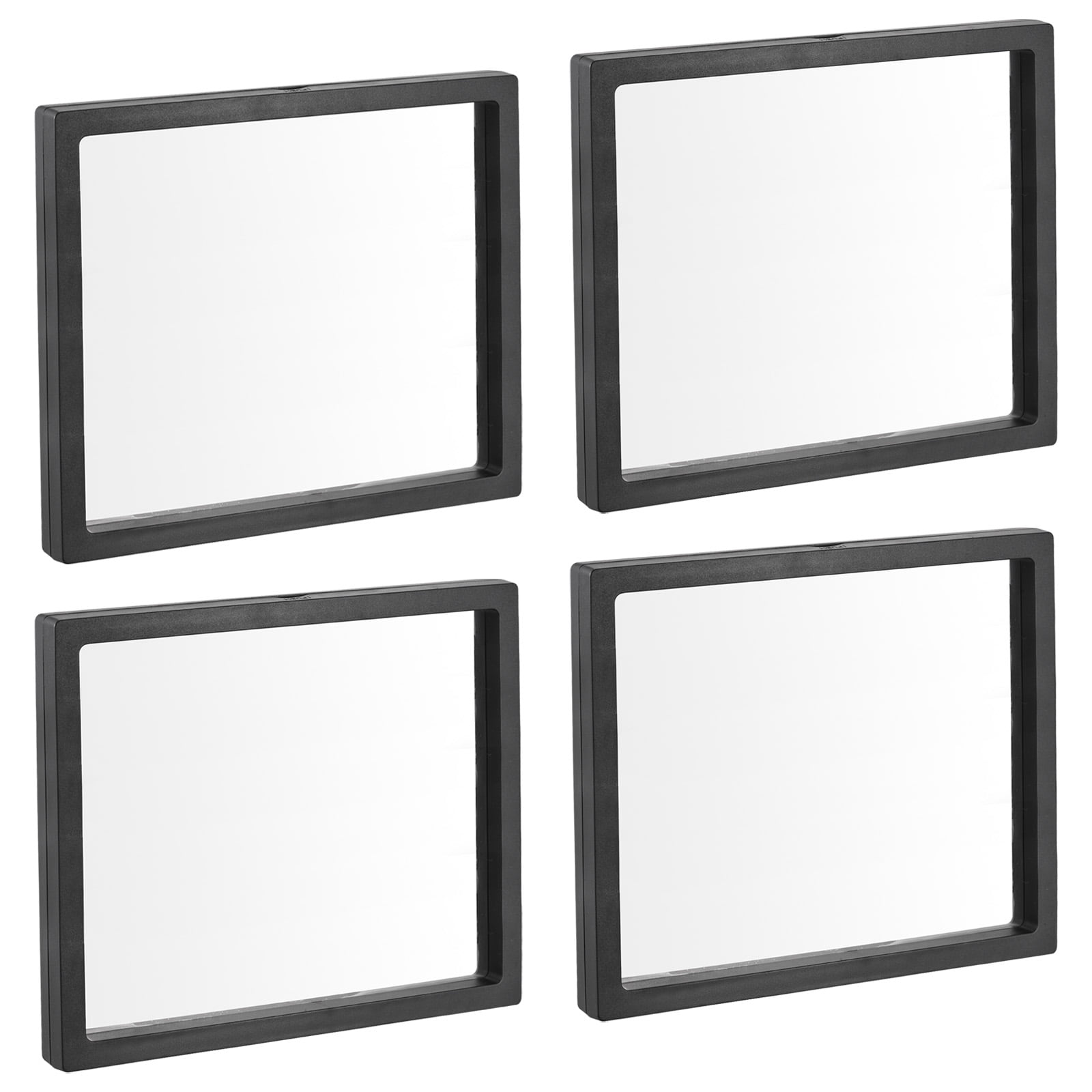 Uxcell Floating Thin Film Display Box, ABS Frame Case 18cm x 18cm x 2cm ...