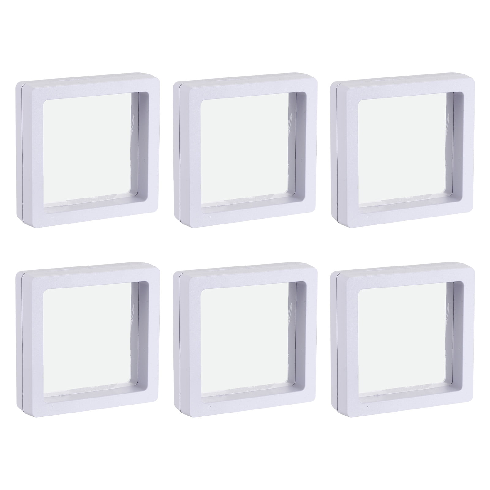 Uxcell Floating Thin Film Display Box, ABS Frame Display Case Holder ...