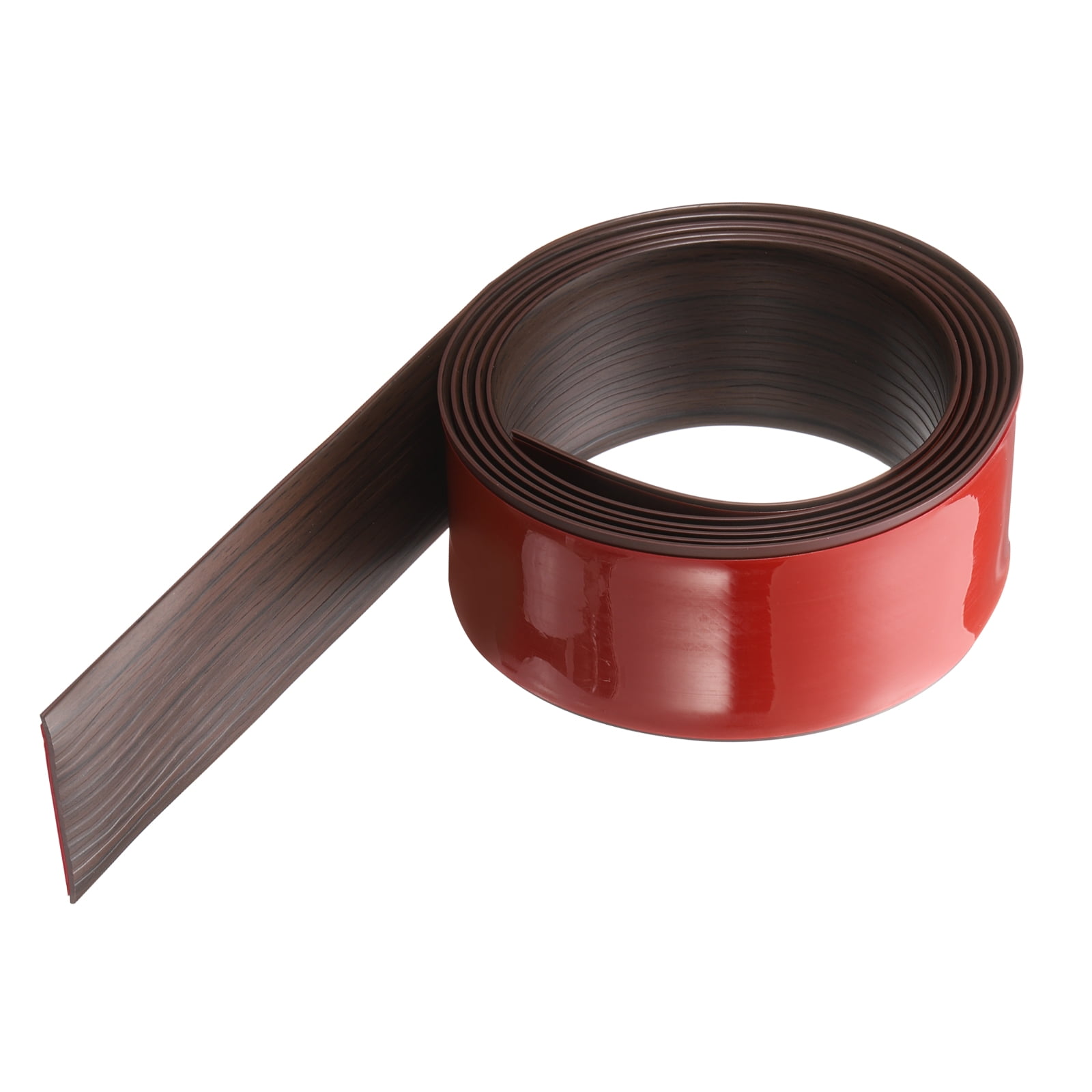 Uxcell Floor Transition Strip 2" 6.56ft Self-Adhesive Edge Trim Dark ...