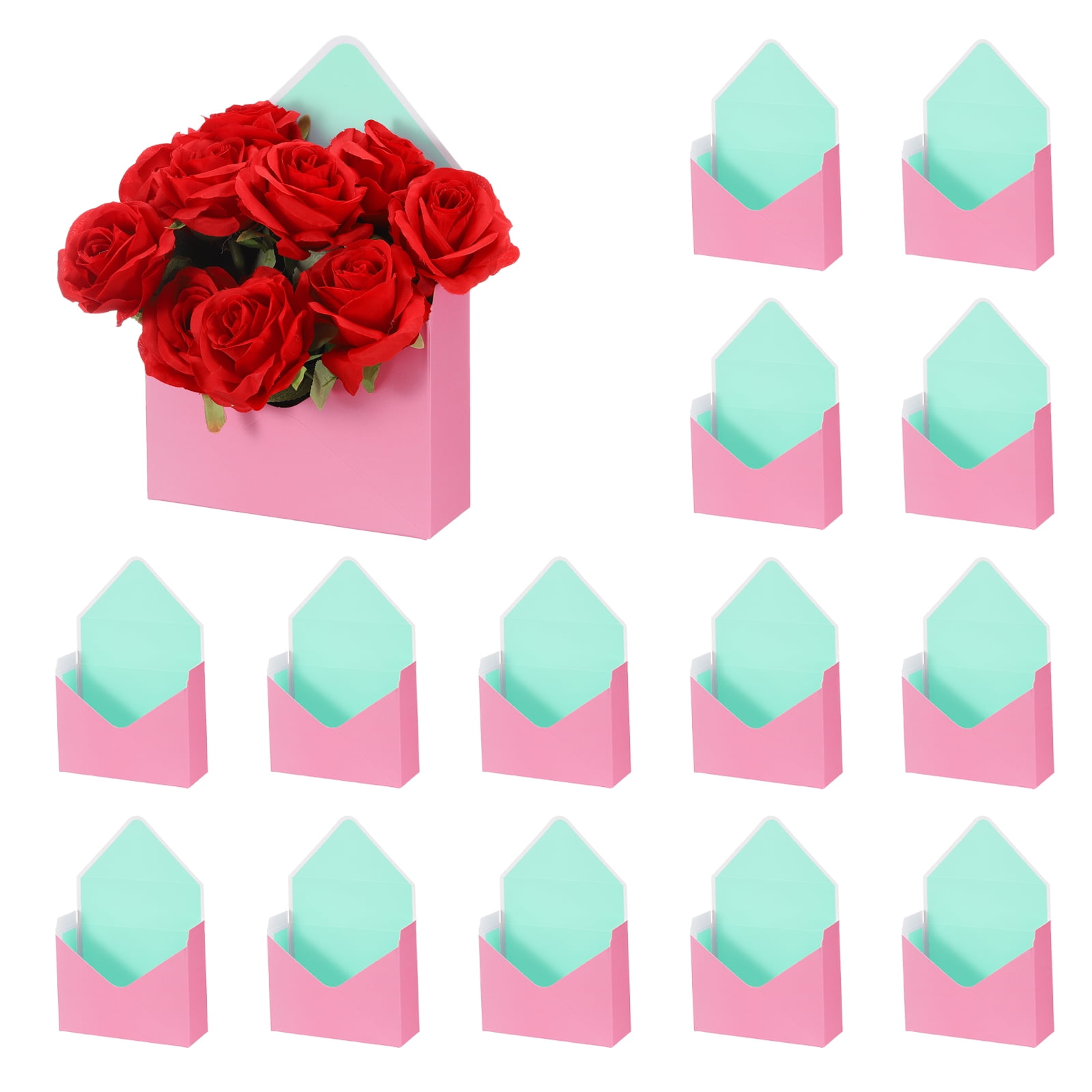 Uxcell Florist Bouquet Envelope Box, 20 Pack Flower Bouquet Package ...