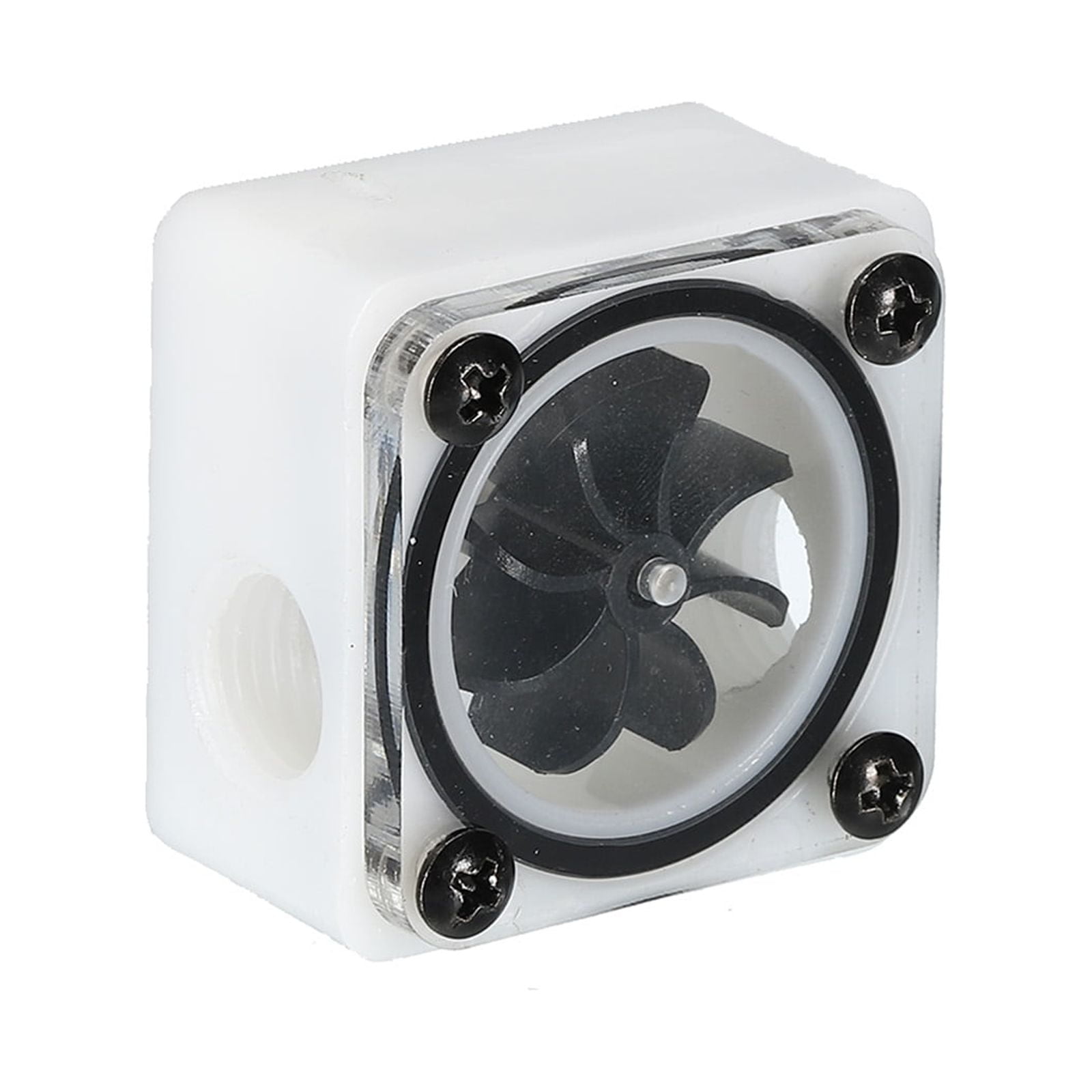 Uxcell Flow Indicator, Acrylic Water Cooling Monitoring White Square G1 ...