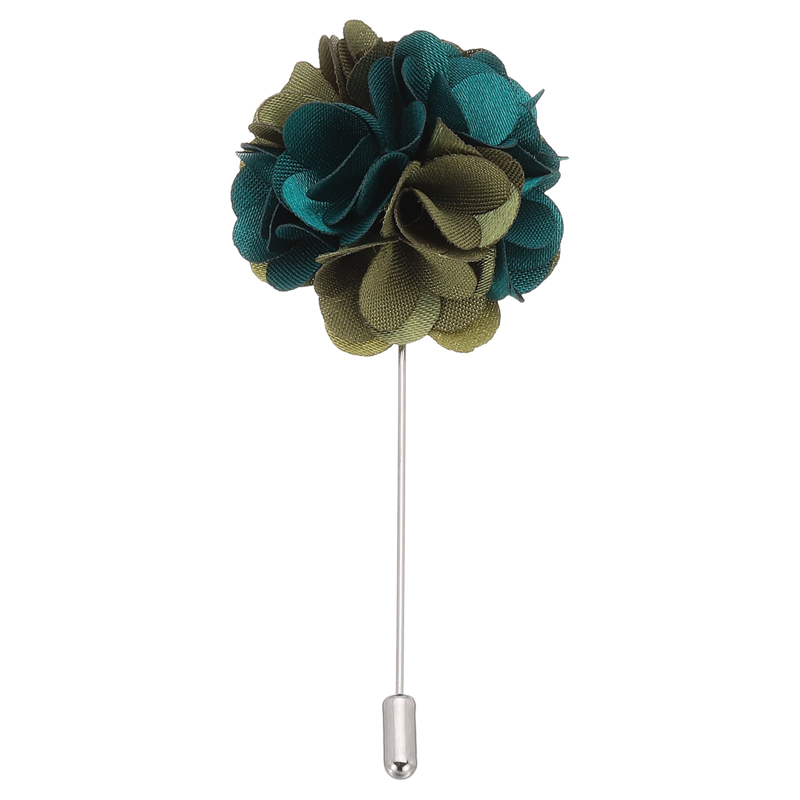 Uxcell Flower Boutonnieres Pin, 1 Pcs Lapel Pin for Men Camellia Flower ...
