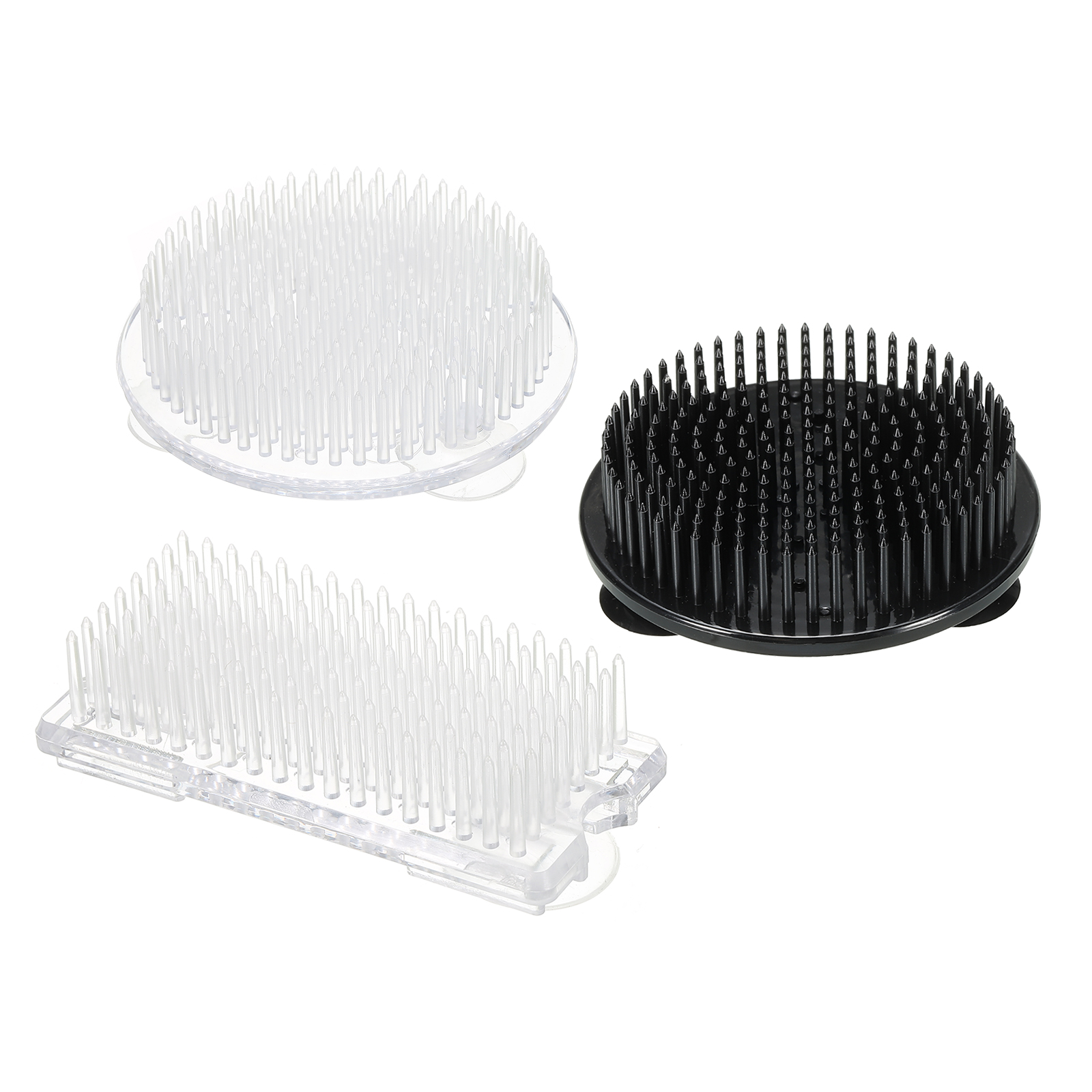 Uxcell Flower Frogs Ikebana Kenzan Floral Arranger Frog Plastic Flower Fixed Tool 3Pcs/1Set ...