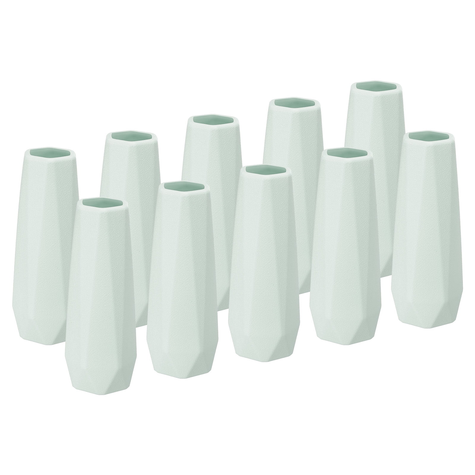 Uxcell Flower Vase, 10 Pack Plastic Vase Unbreakable Bud Vases for Home ...