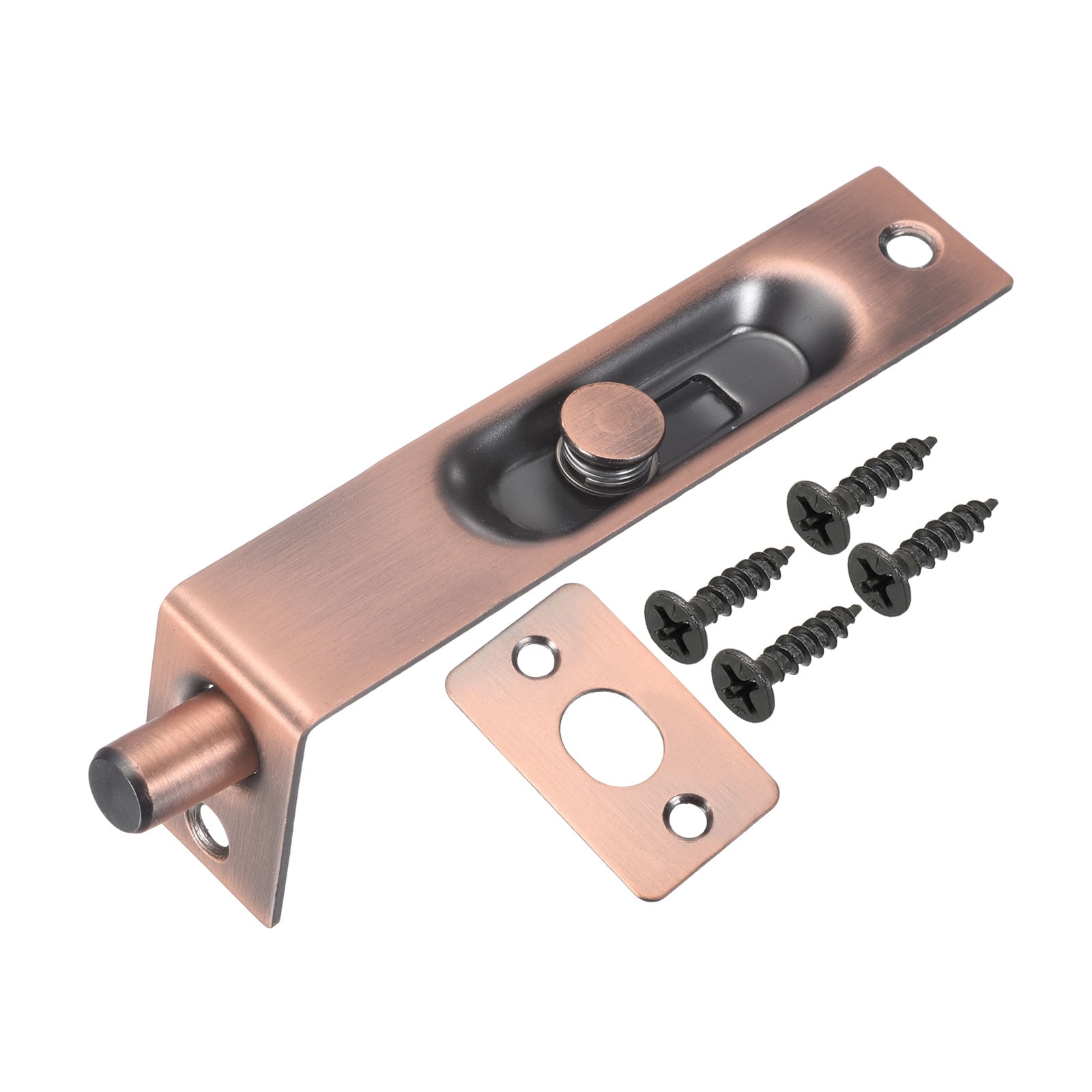 Uxcell Flush Bolt 4" x 0.87", Stainless Steel French Door Lock ...