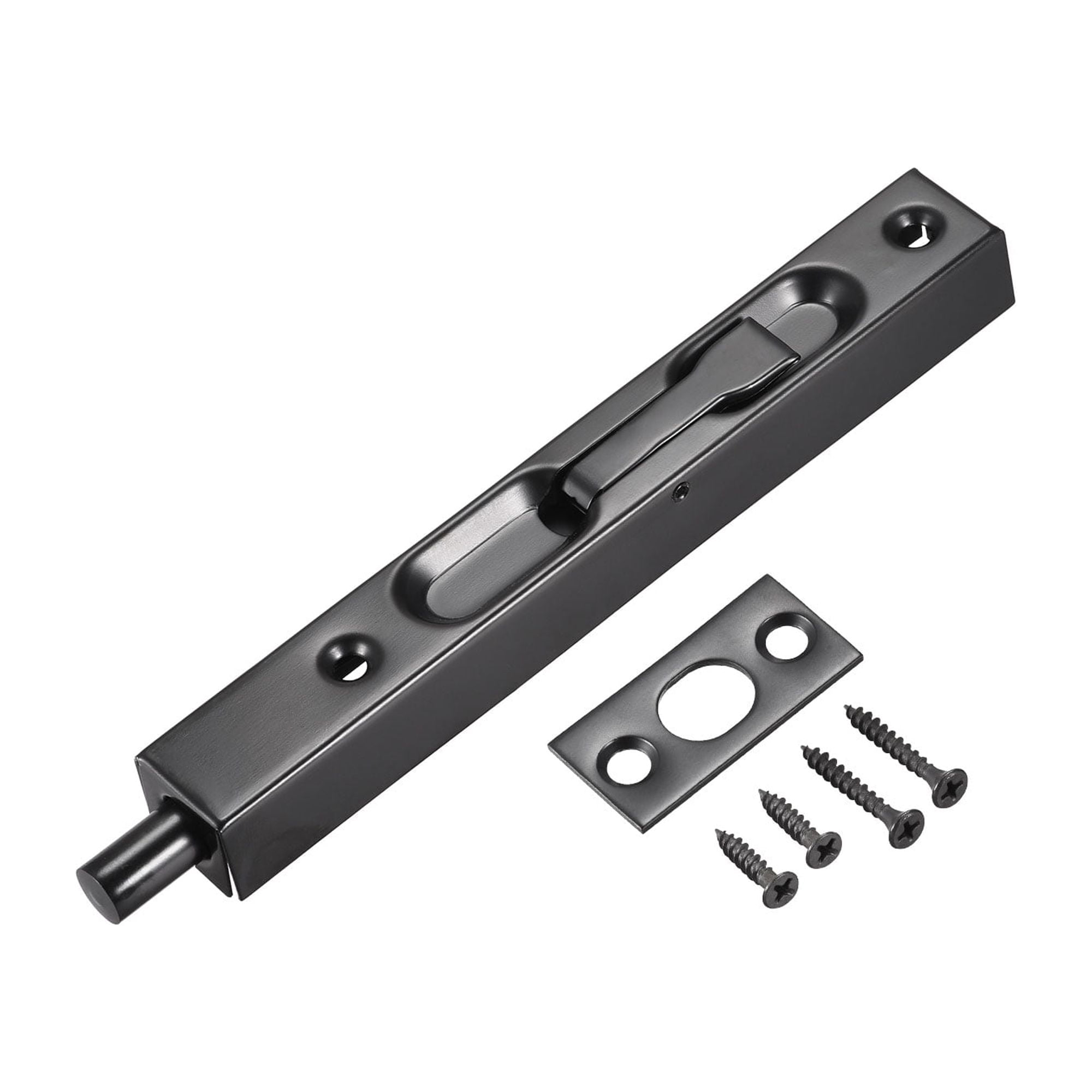 Uxcell Flush Bolt 6inch Stainless Steel Security Door Guard Lever ...