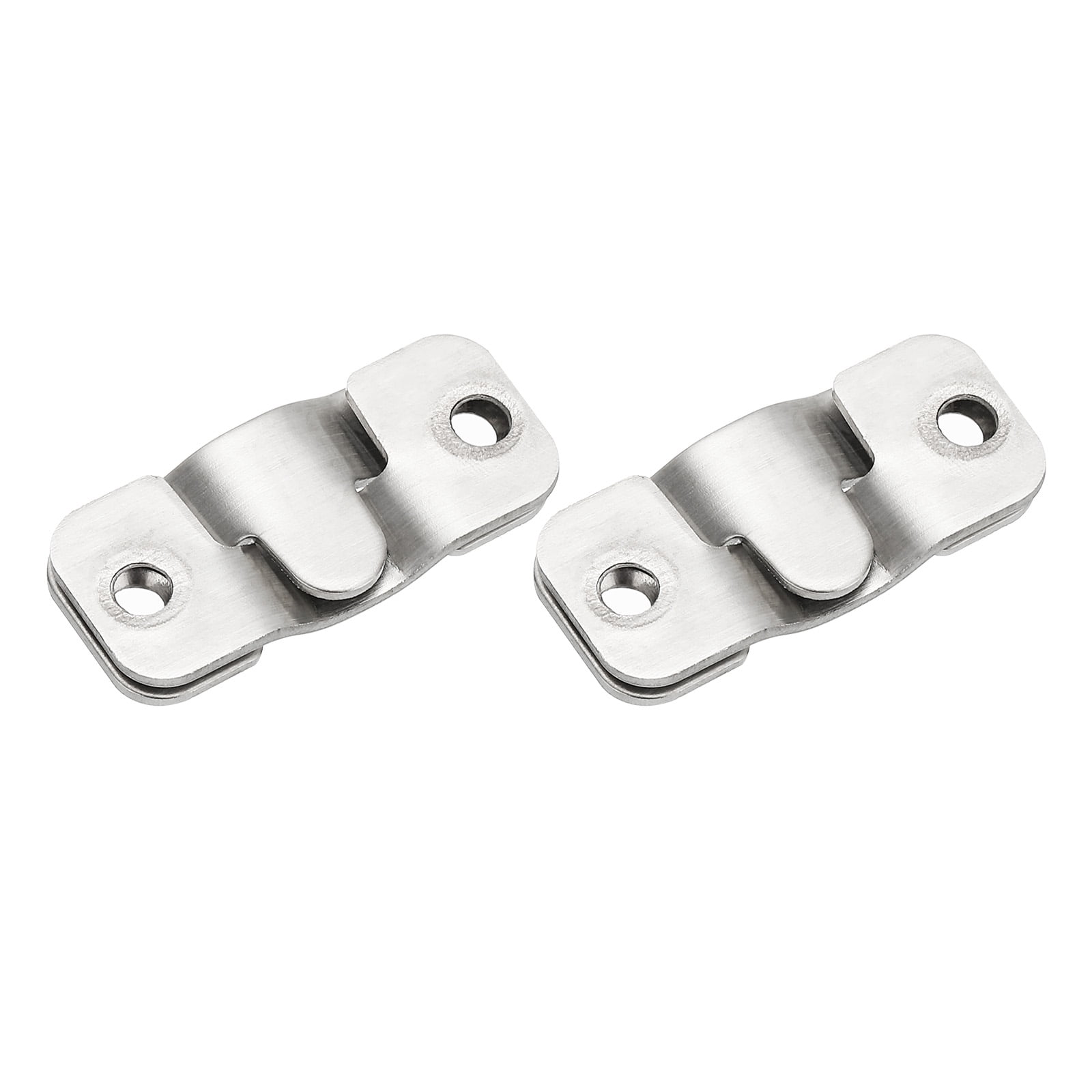 Uxcell Flush Mount Bracket 43x19mm, Interlocking Hang Buckle Stainless ...