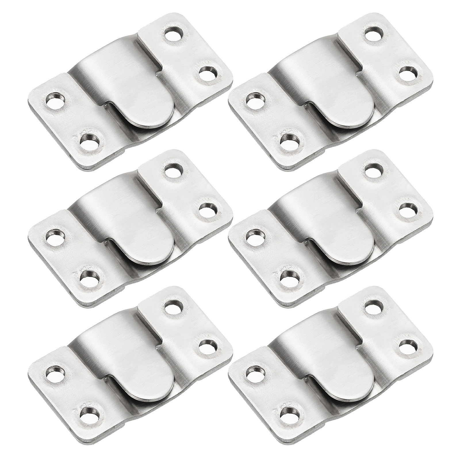 Uxcell Flush Mount Bracket 53x30mm, Interlocking Hang Buckle Stainless ...