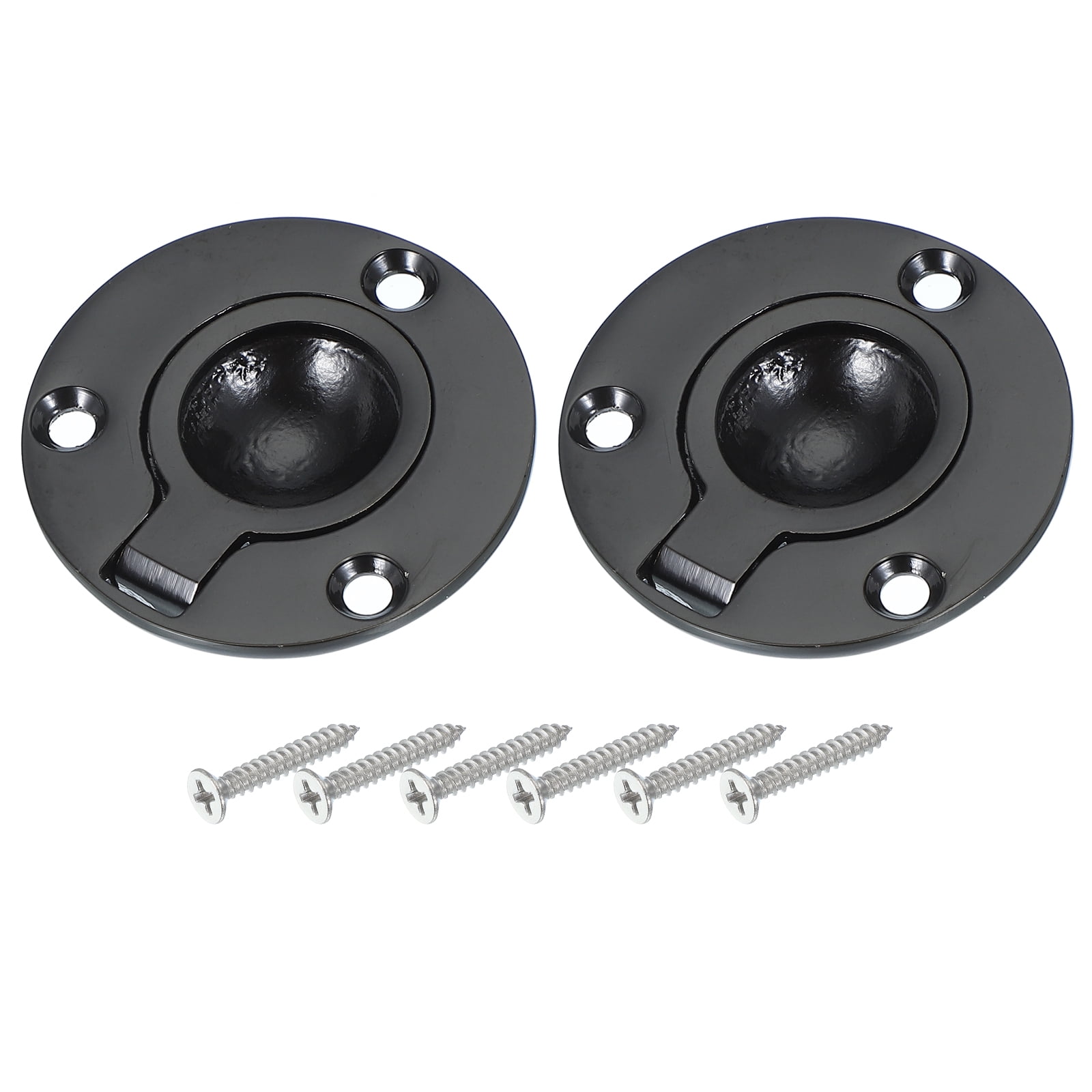 Uxcell Flush Pull Ring Handles, 316 Stainless Steel Round Recessed ...