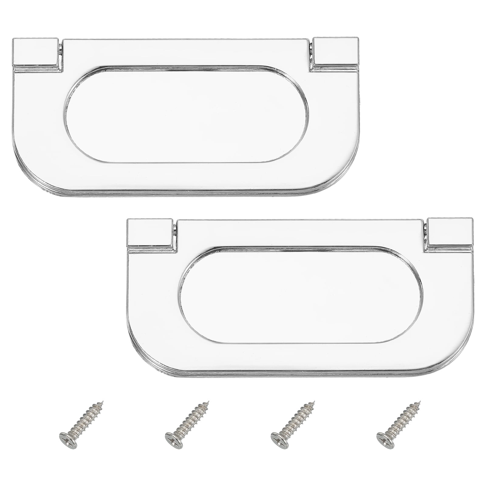 Uxcell Flush Ring Pull Low Profile Drawer Pull Zinc Alloy Flip Drawer ...