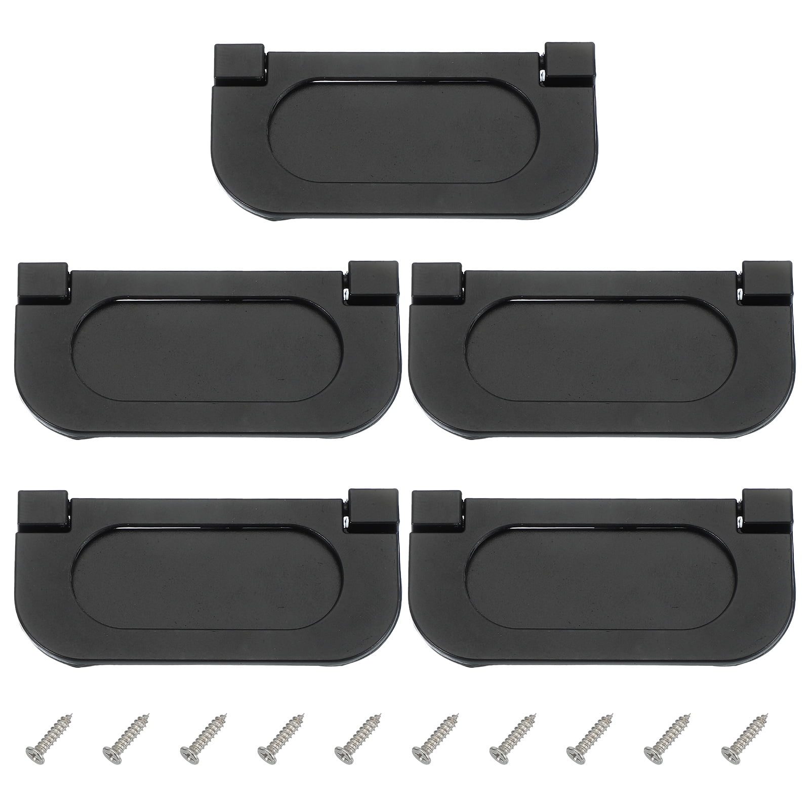 Uxcell Flush Ring Pull Low Profile Drawer Pull Zinc Alloy Flip Drawer ...