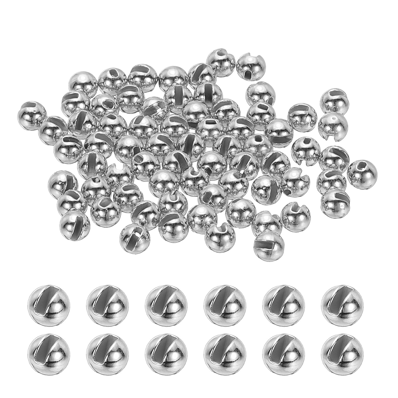 Uxcell Fly Tying Tungsten Beads, 70 Pcs 3mm / 0.12 Inch Tungsten ...